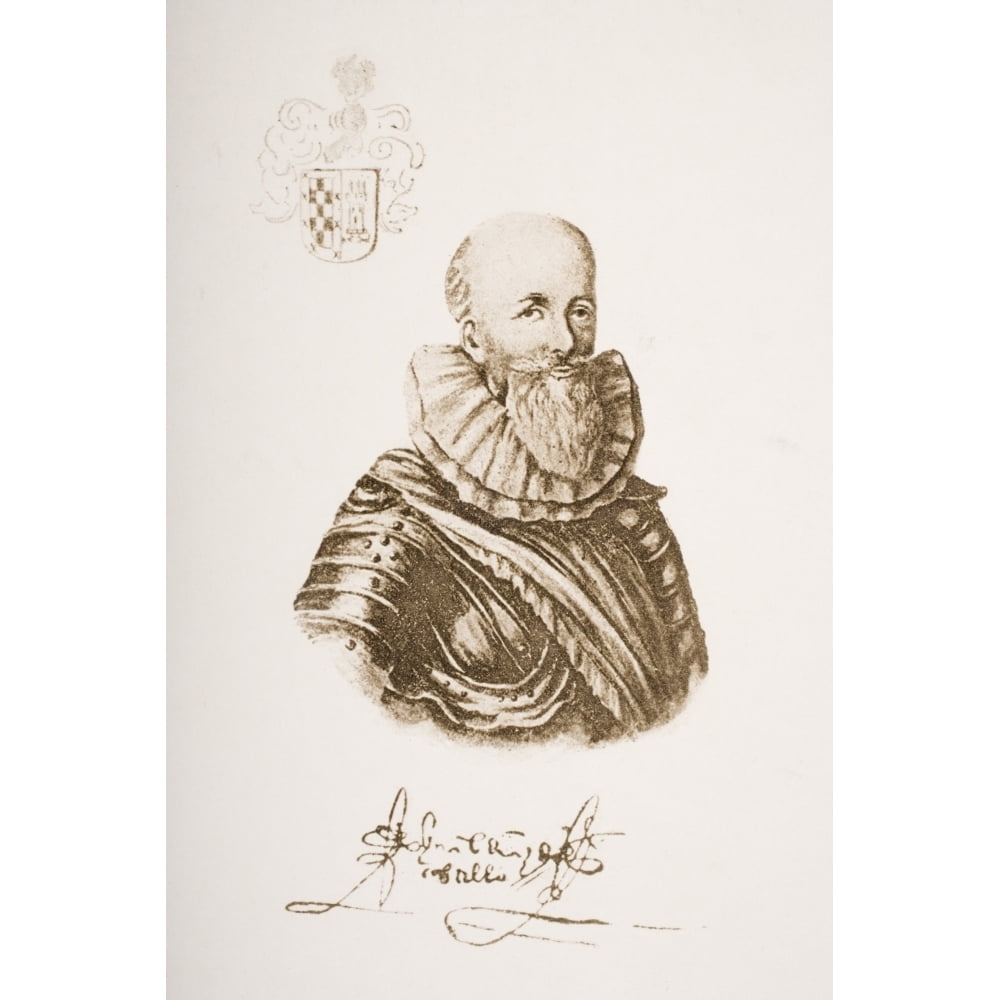 Bernal Diaz Del Castillo C 1495 -1584 Spanish Historian Poster Print ...