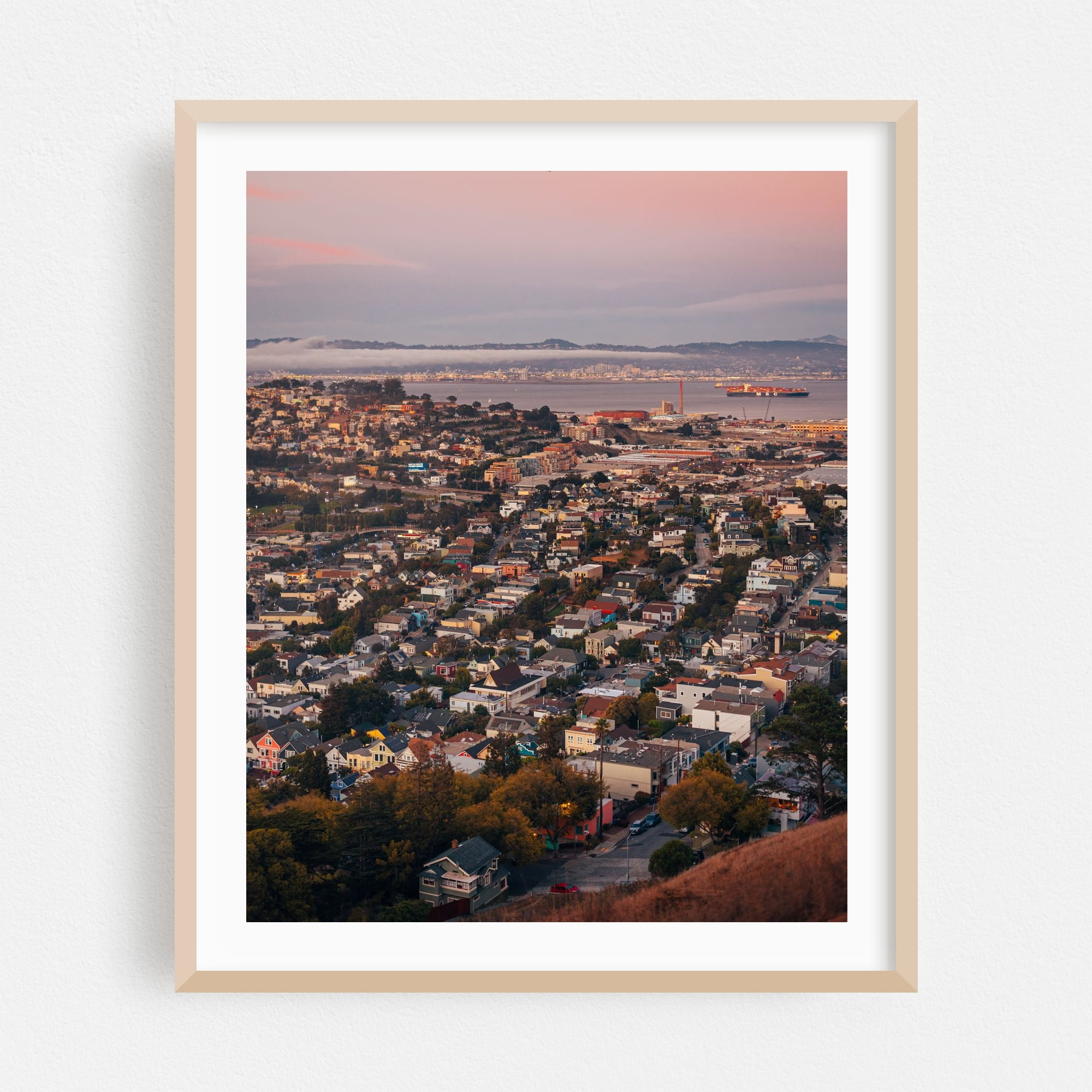 Bernal Heights Sunset - San Francisco California Photography City ...