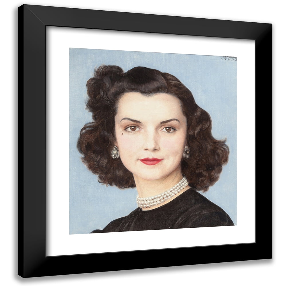 Bernard Boutet de Monvel 15x16 Black Modern Framed Museum Art Print ...