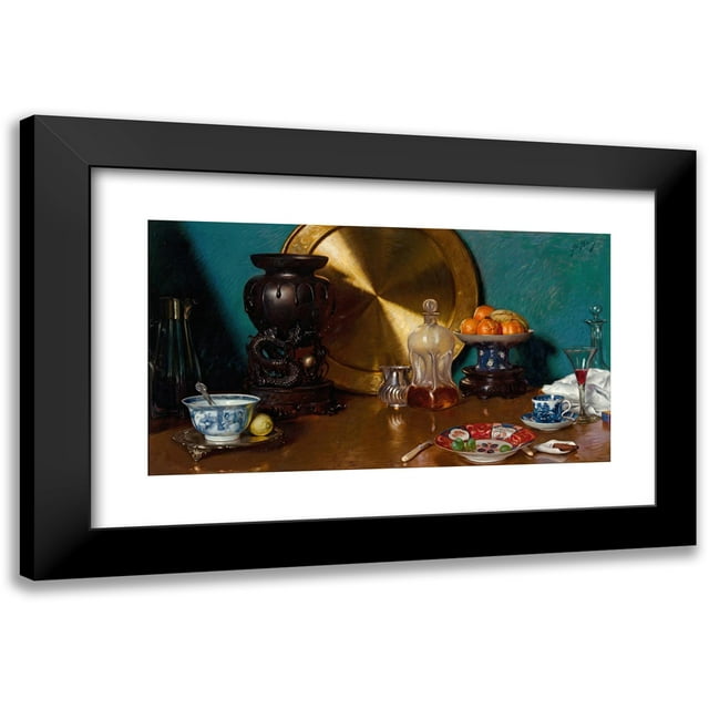 Bernard Hall 24x15 Black Modern Framed Museum Art Print Titled - After ...