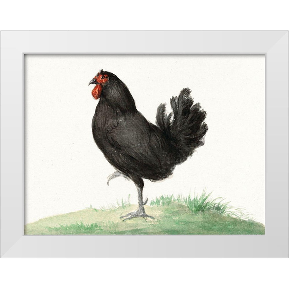 Bernard, Jean 14x12 White Modern Wood Framed Museum Art Print Titled ...