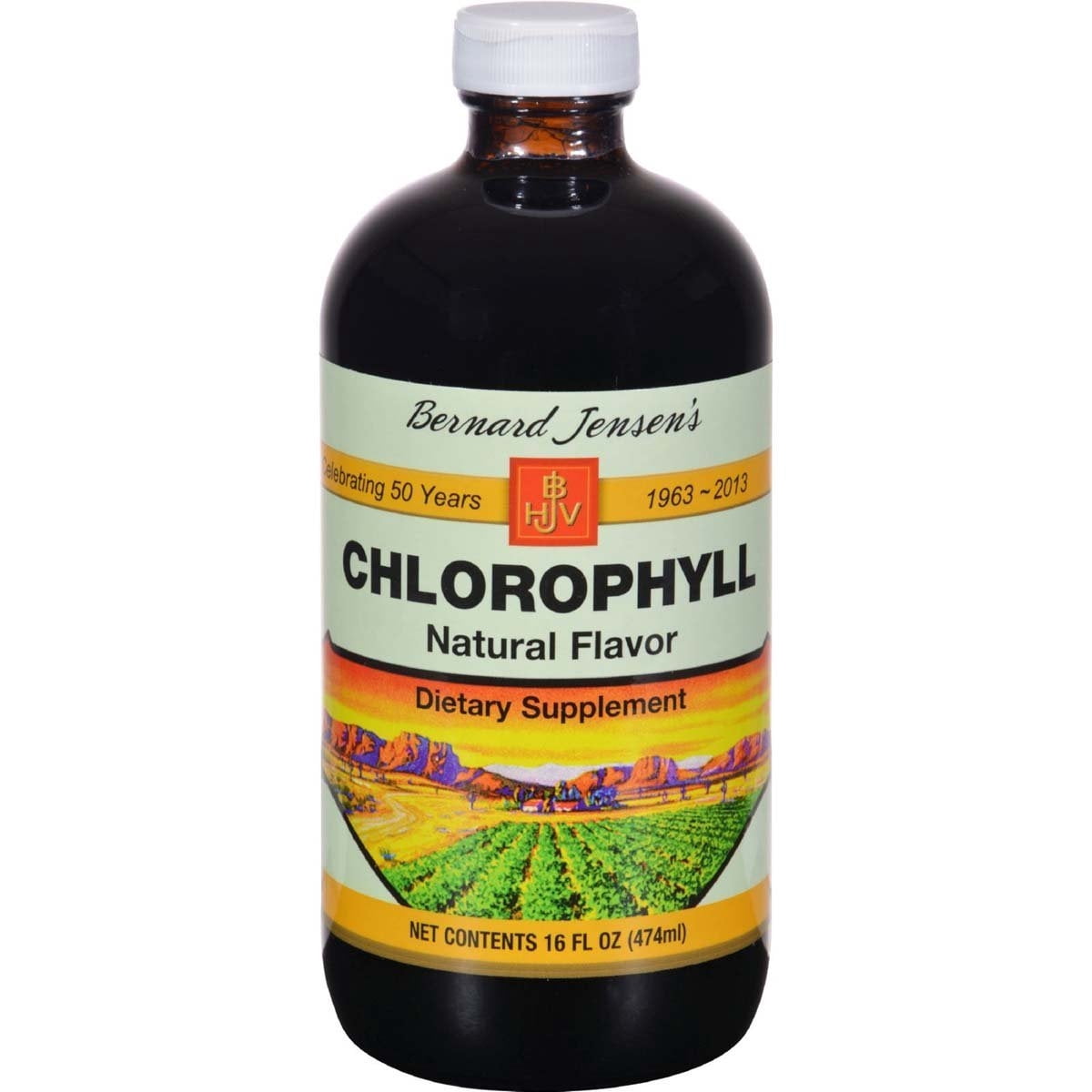 Bernard Jensen 100% Pure Natural Chlorophyll Mint Flavor Liquid ...