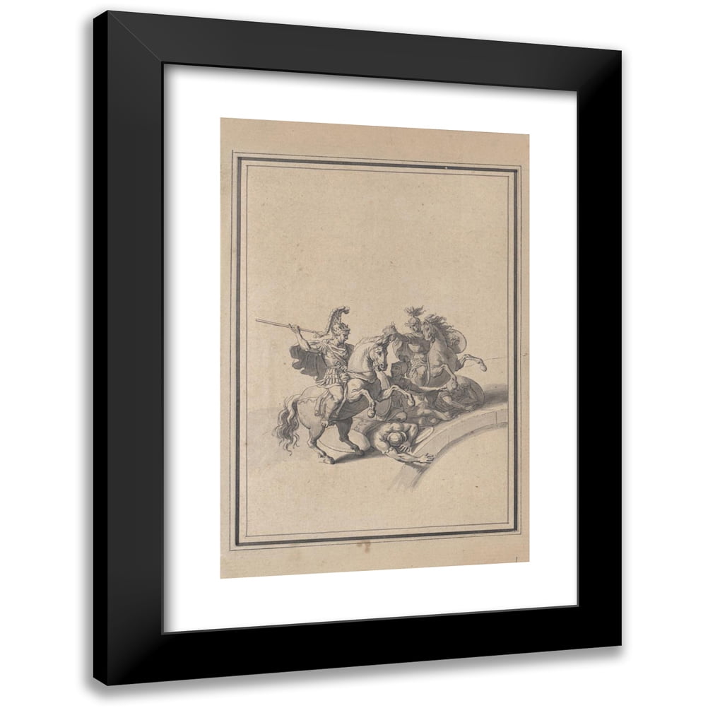 Bernard Picart 17x24 Black Modern Framed Museum Art Print Titled ...