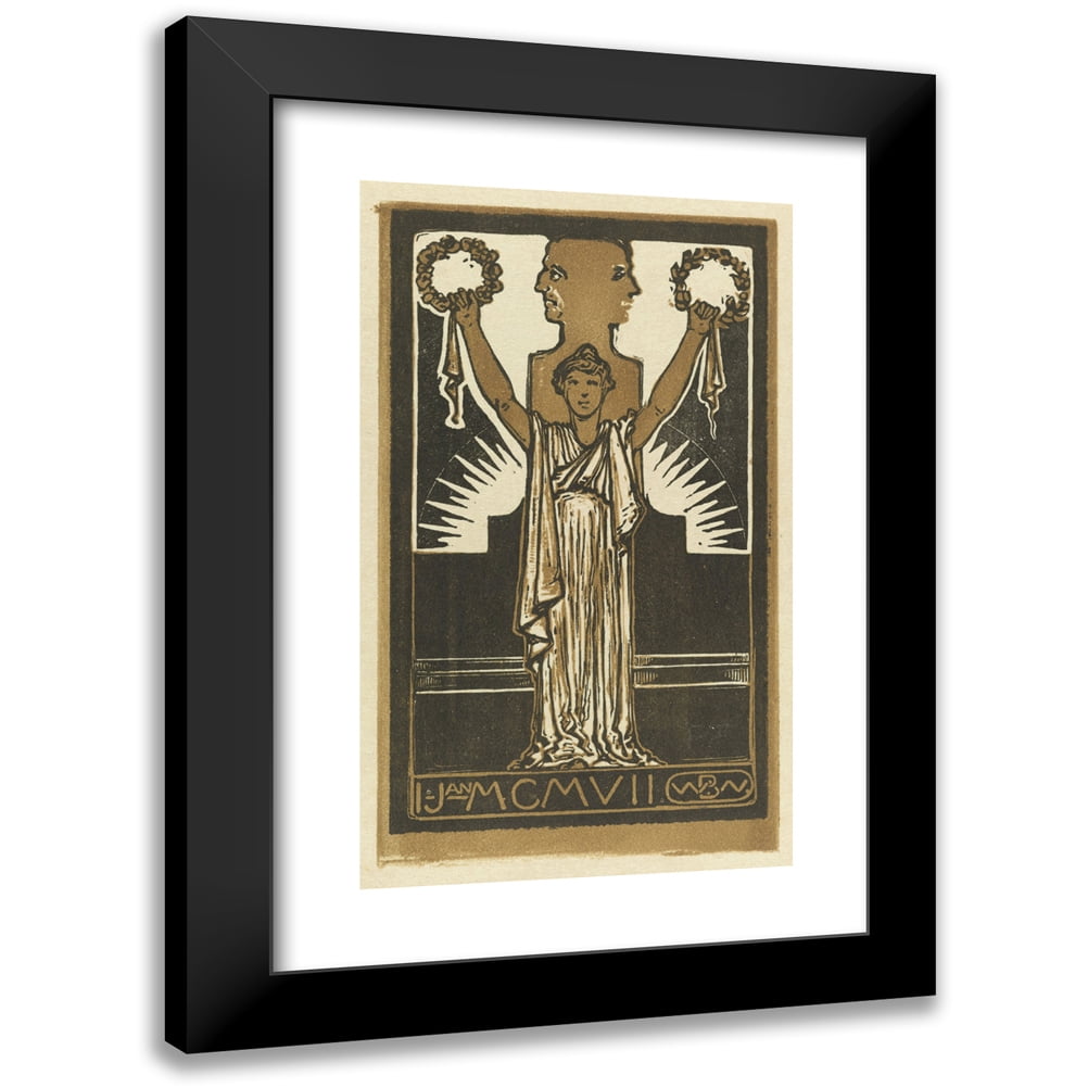 Bernard Willem Wierink 10x14 Black Modern Framed Museum Art Print ...