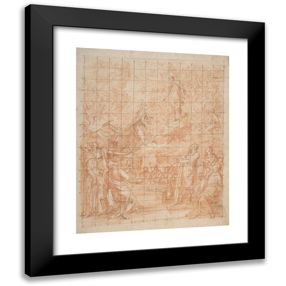 Bernardino Poccetti 15x18 Black Modern Framed Museum Art Print Titled ...