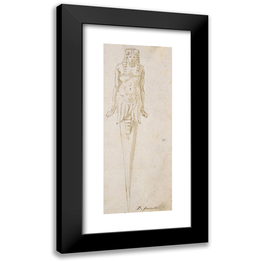 Bernardino Poccetti 8x14 Black Modern Framed Museum Art Print Titled ...