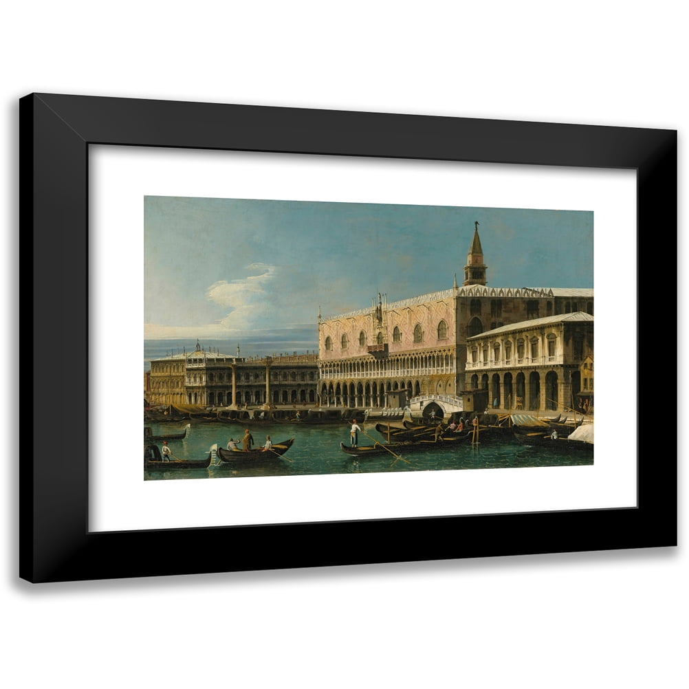 Bernardo Bellotto 24x17 Black Modern Framed Museum Art Print Titled ...