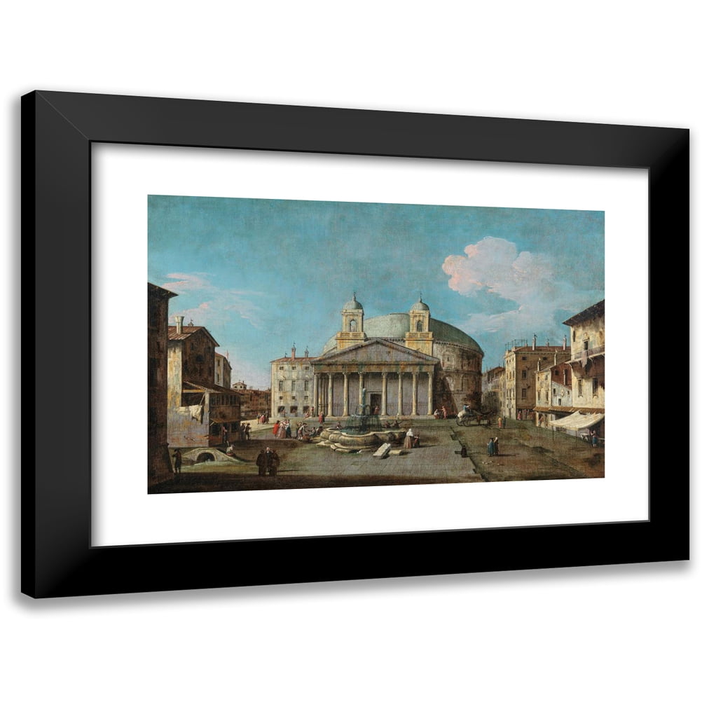 Bernardo Canal 14x11 Black Modern Framed Museum Art Print Titled - A ...