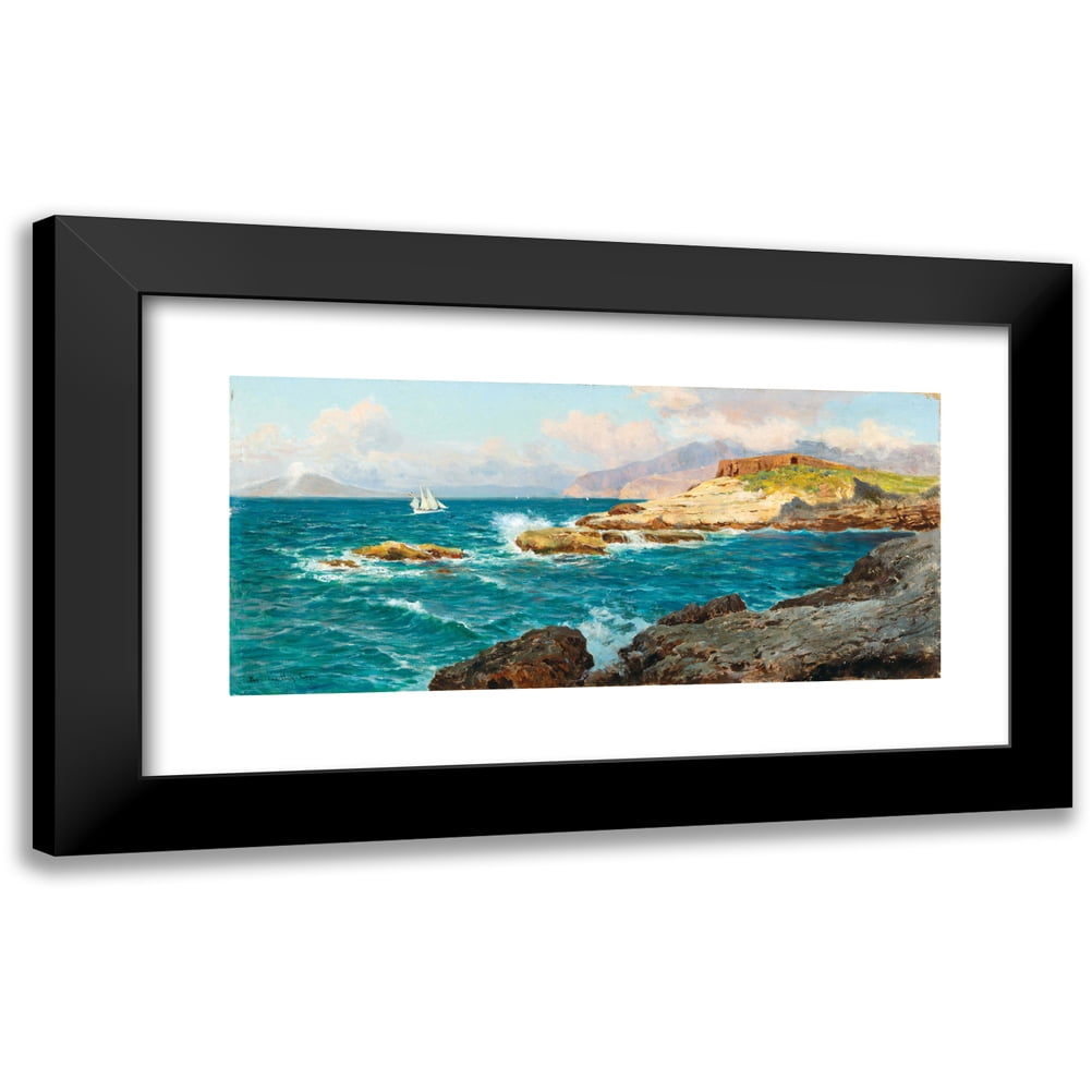 Bernardo Hay 24x13 Black Modern Framed Museum Art Print Titled ...