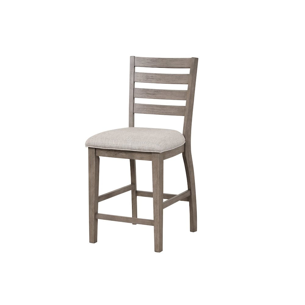 Bernards Will Counter Stools in Gray / Brown Finish - Walmart.com