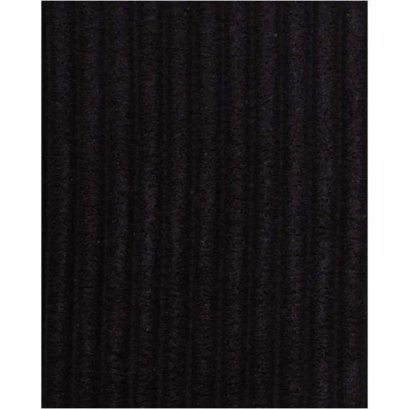 Bernartex Minkee Raised Stripe Black 60" Polyester Fabric By The Yard ...