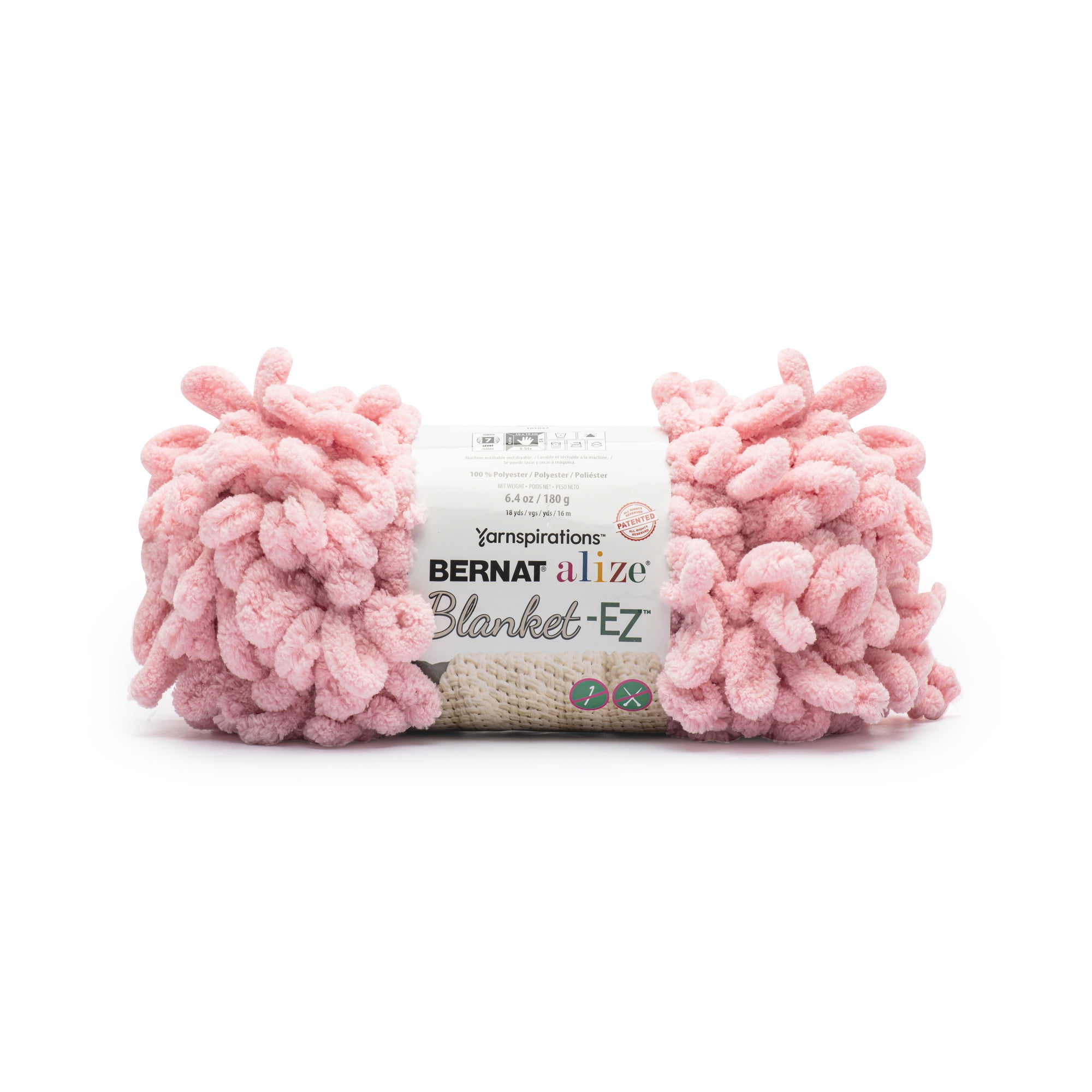 Bernat® Alize Blanket™ #7 Jumbo Polyester Yarn, Blush Rose 6.4oz/180g ...