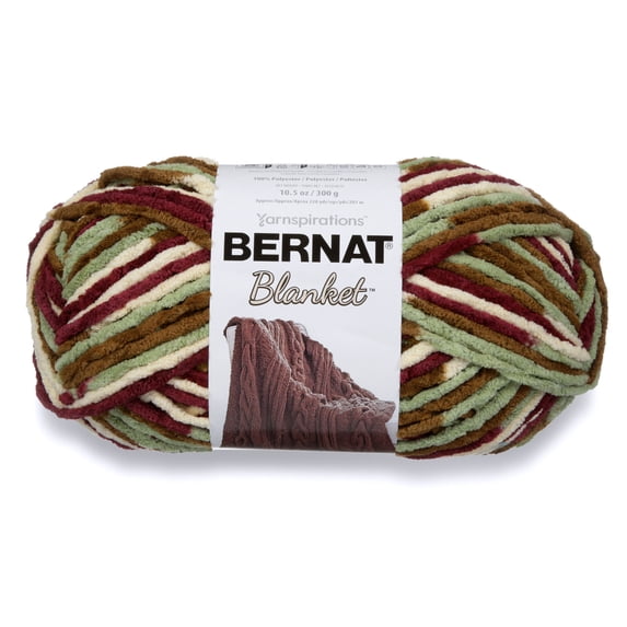 Bernat, Yarn, Plum Fields 10.5oz/300g, Super Bulky Polyester - Walmart.com