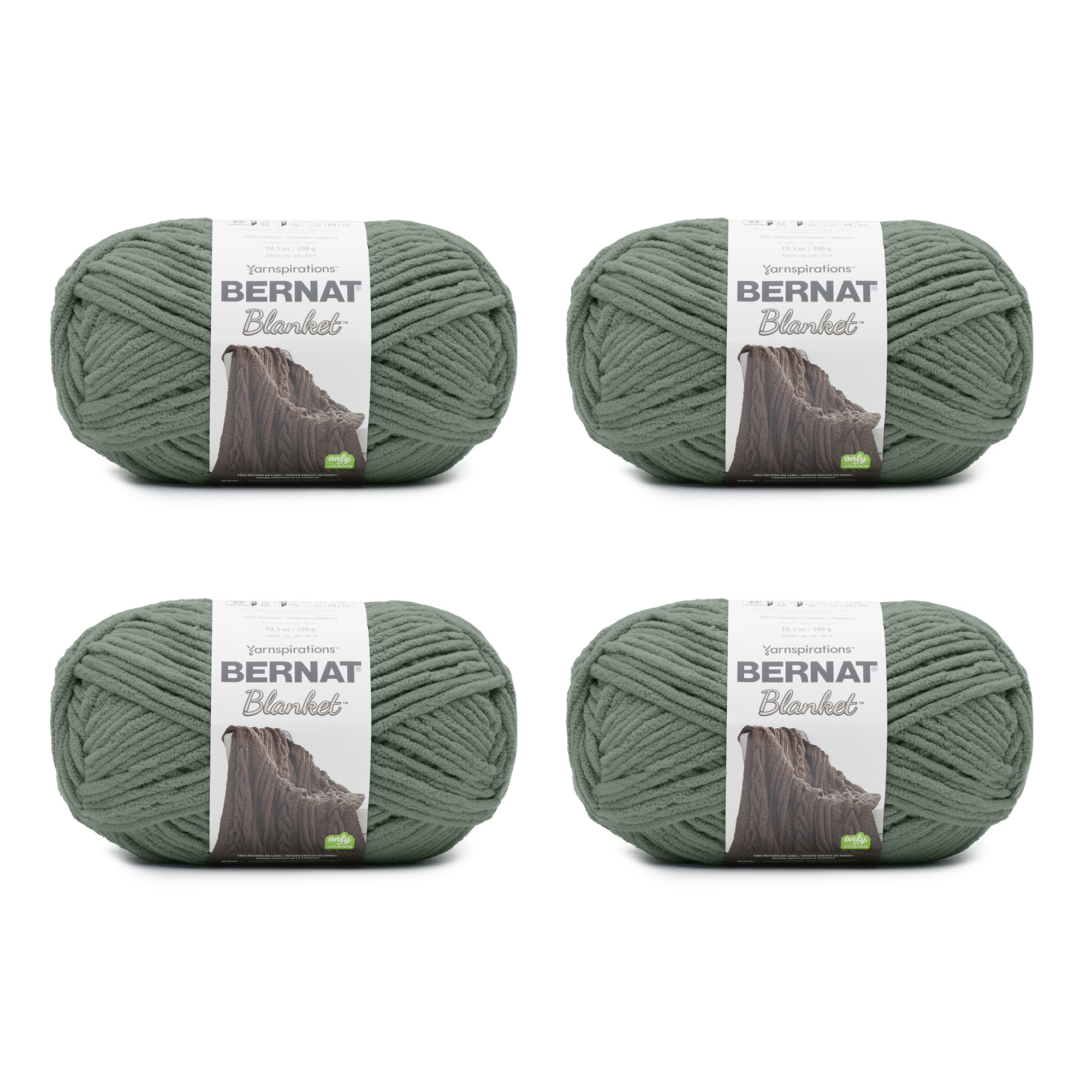 Lion Brand Yarn Hometown Green Bay Basic Super Bulky Acrylic Green Yarn ...