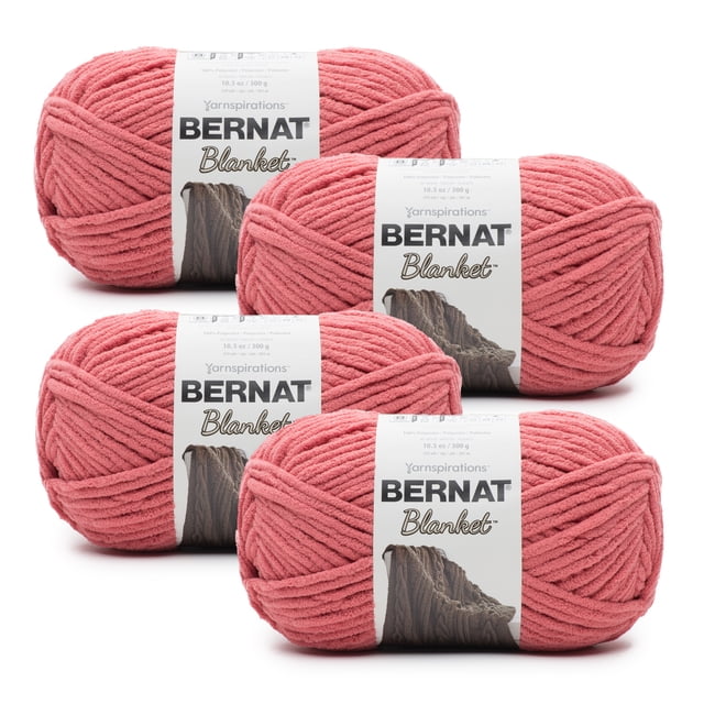 Bernat® Blanket™ #6 Super Bulky Polyester Yarn, Terracotta Rose 10.5oz ...