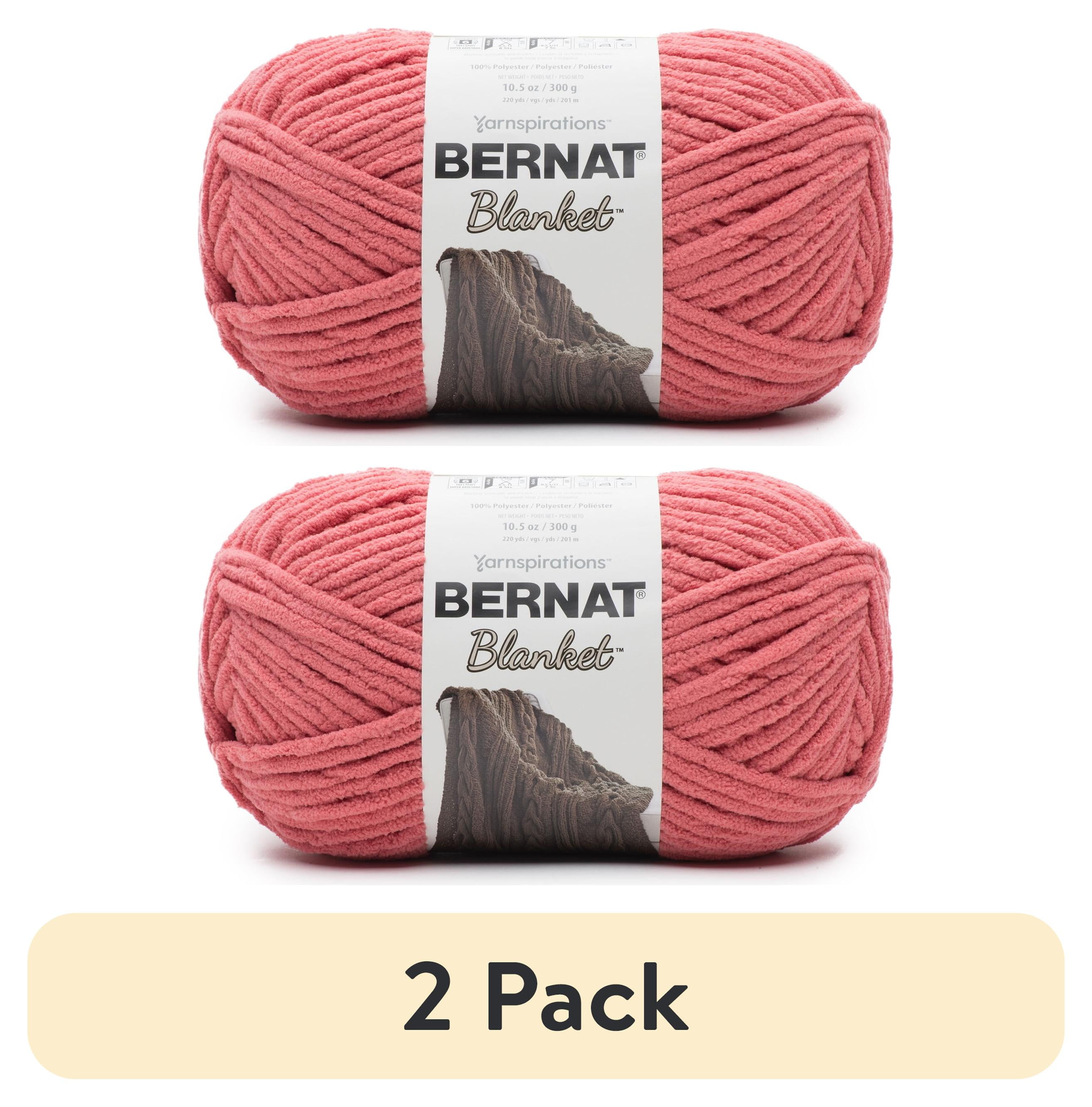 (2 pack) Bernat® Blanket™ #6 Super Bulky Polyester Yarn, Terracotta ...