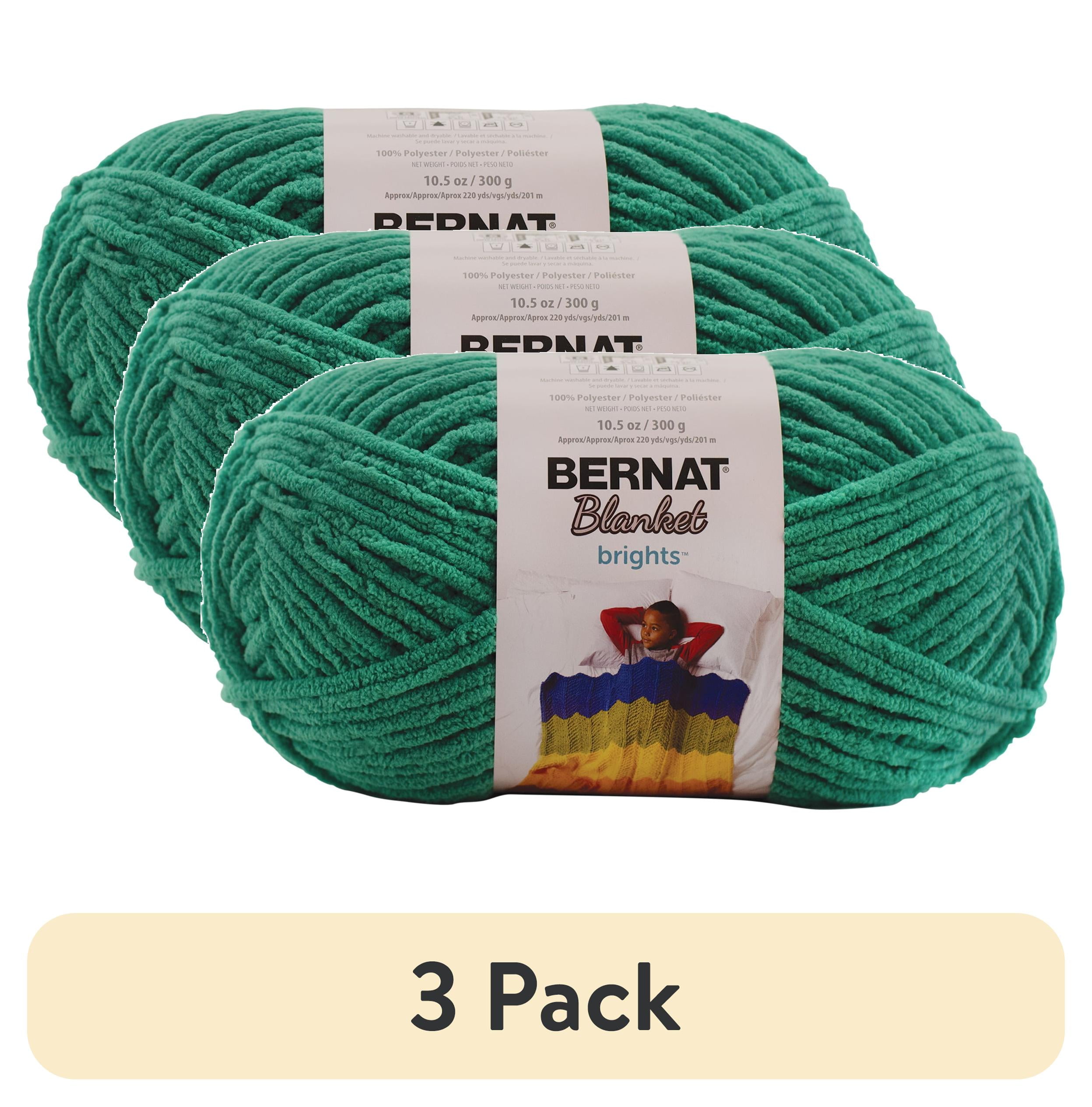 (3 pack) Bernat® Blanket Brights™ #6 Super Bulky Polyester Yarn, Gogo ...