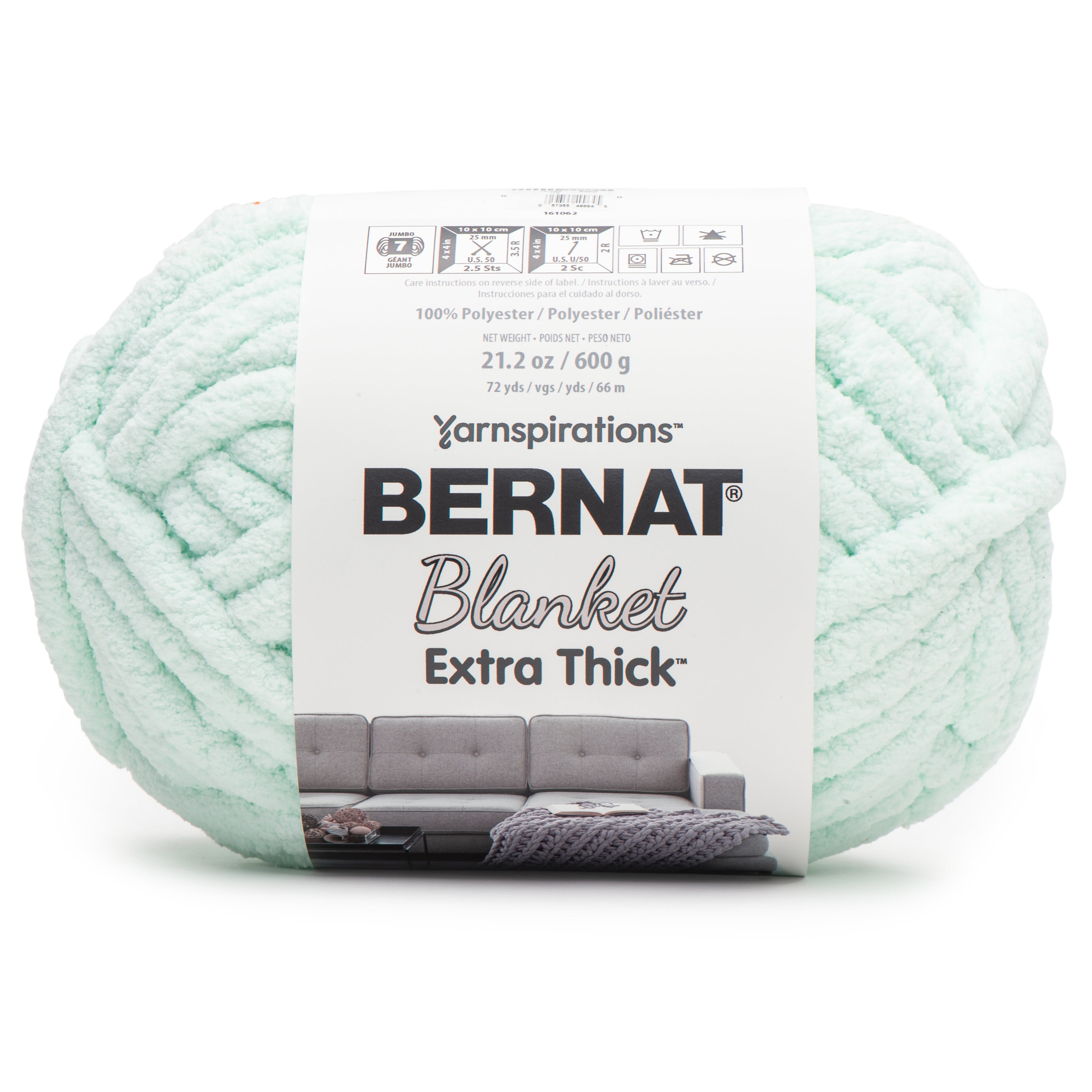 Bernat Blanket Extra Thick 600g-Ice - Walmart.com