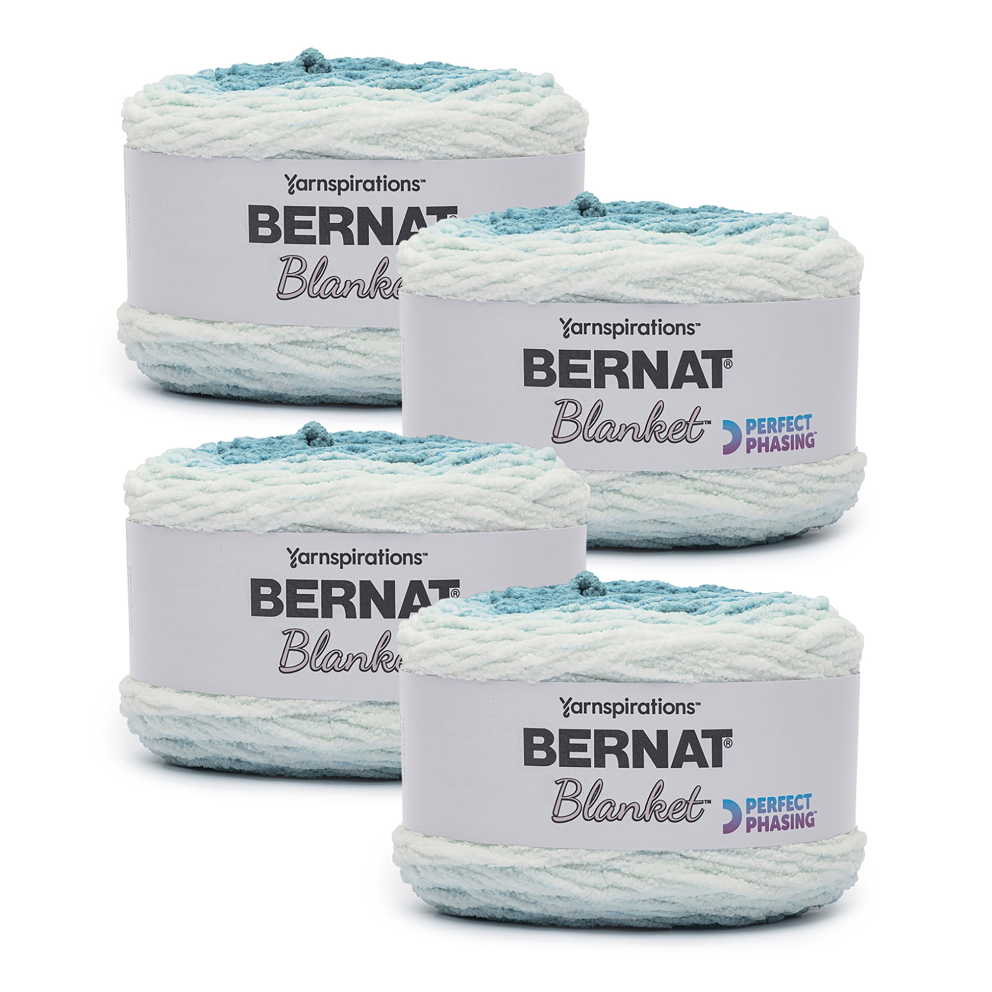 Bernat® Blanket™ Perfect Phasing™ #6 Super Bulky Polyester Yarn, Deep ...