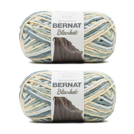Bernat® Blanket™ Super Bulky Polyester Yarn, Soft sunshine green 10.5oz ...