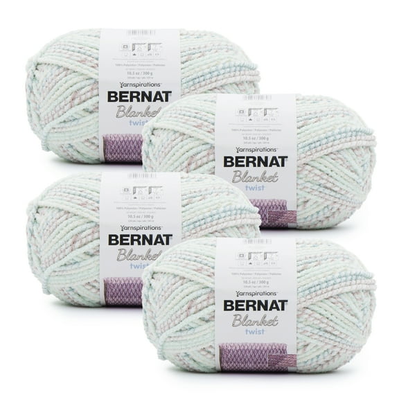 Bernat® Blanket Brights™ #6 Super Bulky Polyester Yarn, Waterslide Varg ...
