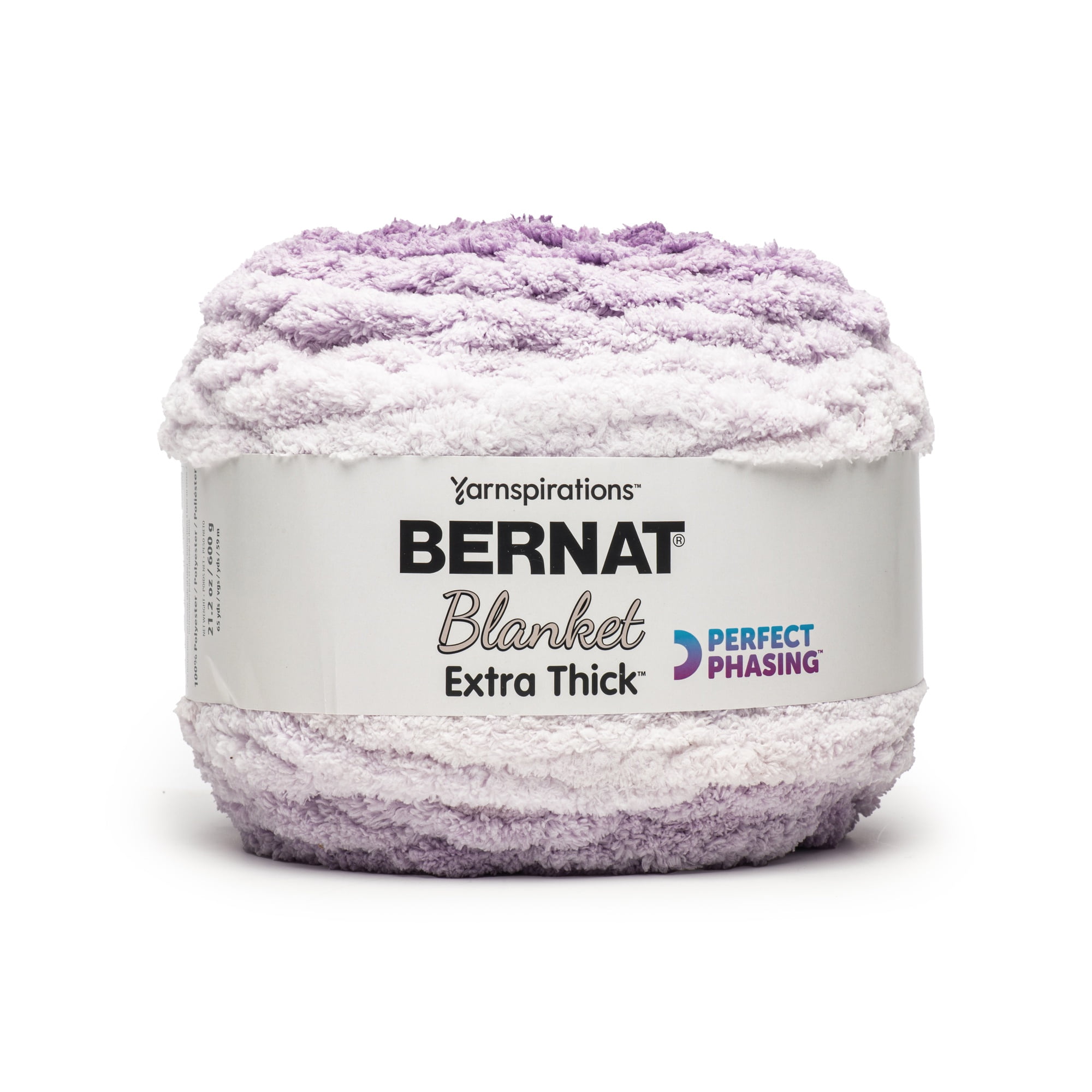 Bernat® Blanket Extra Thick Perfect Phasing™ 7 Jumbo Yarn, Purple ...