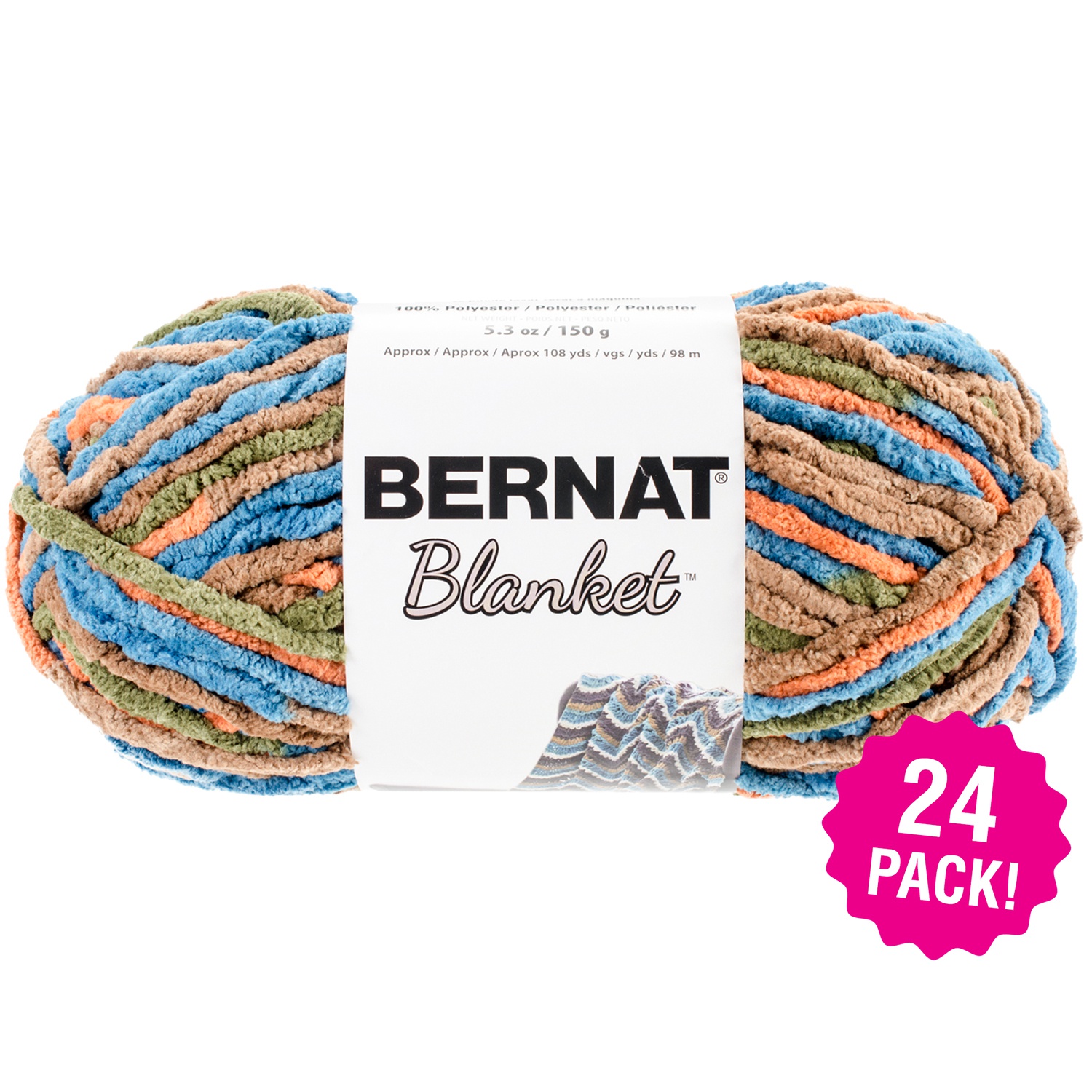 Bernat Blanket Yarn - Cozy Cabin, Multipack of 24 - Walmart.com
