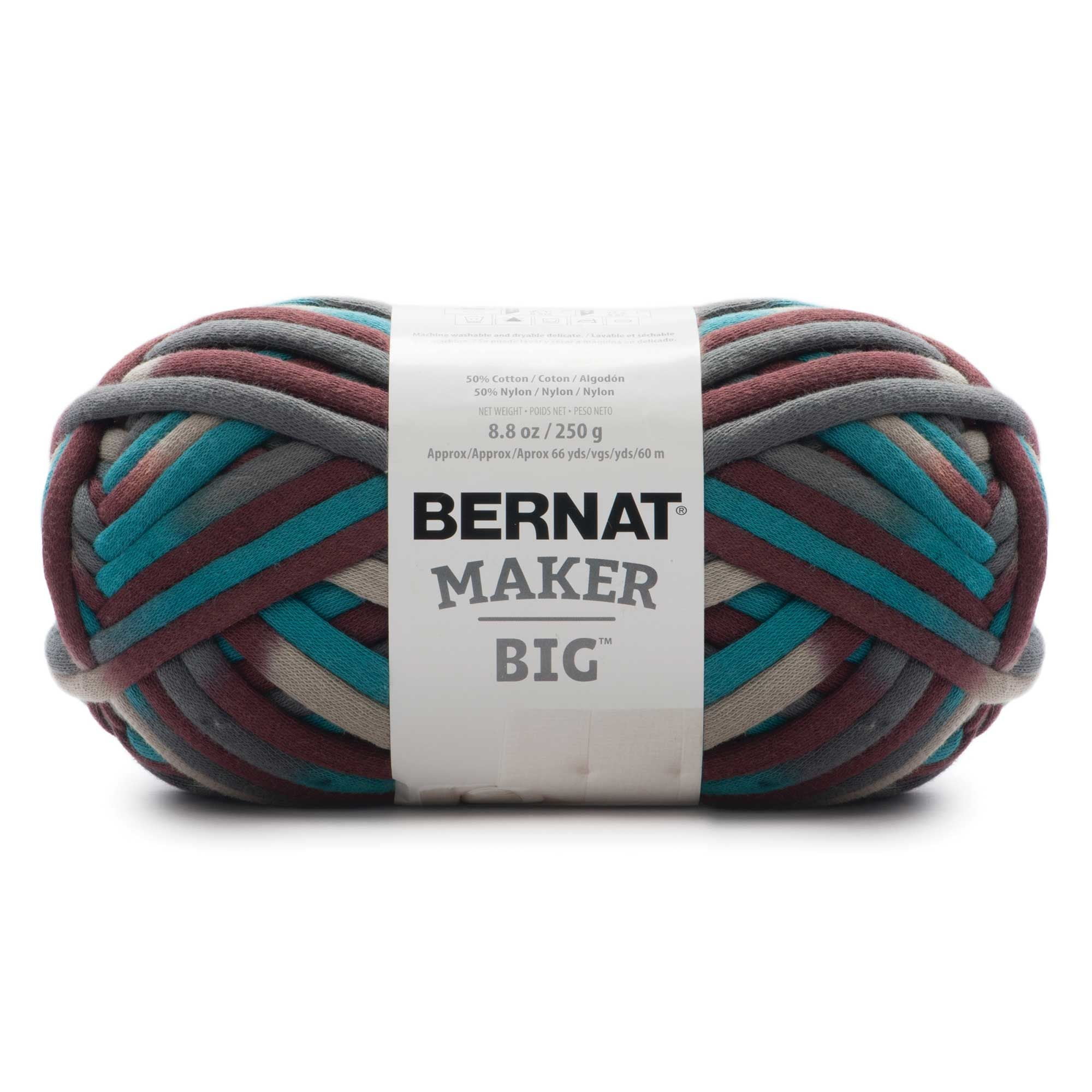 Bernat Cotton Maker Big Yarn (250g/8.8 oz), Mountainside Varg - Walmart.com