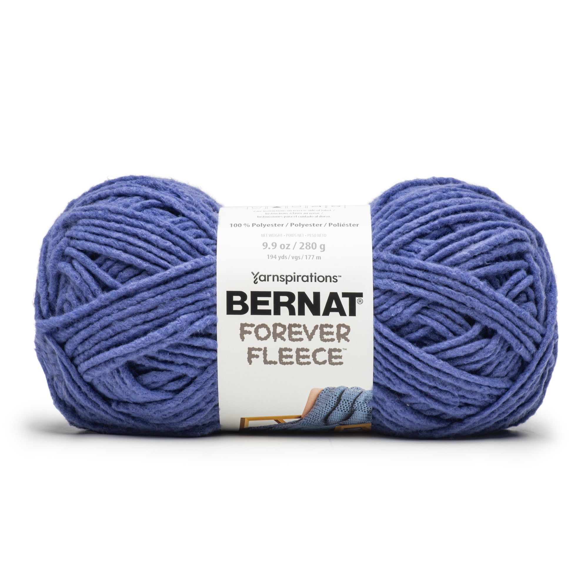 Bernat® Forever Fleece™ #6 Super Bulky Polyester Yarn, Deep Sea 9.9oz ...