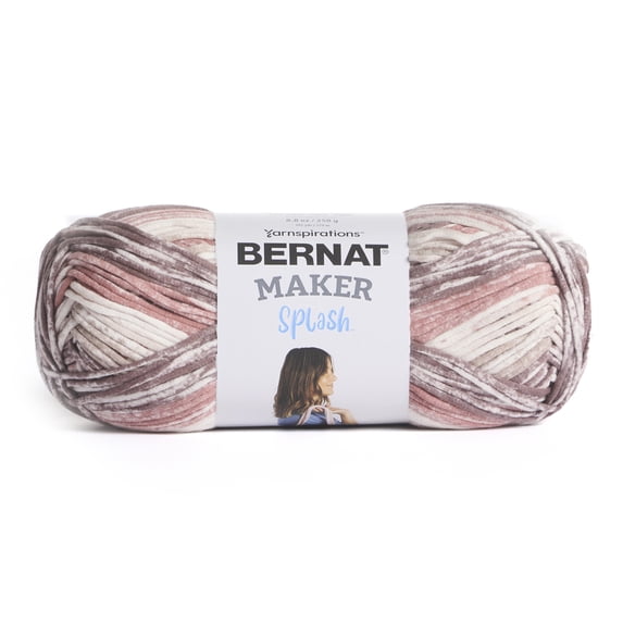 Bernat Maker Splash Yarn-Bark - Walmart.com