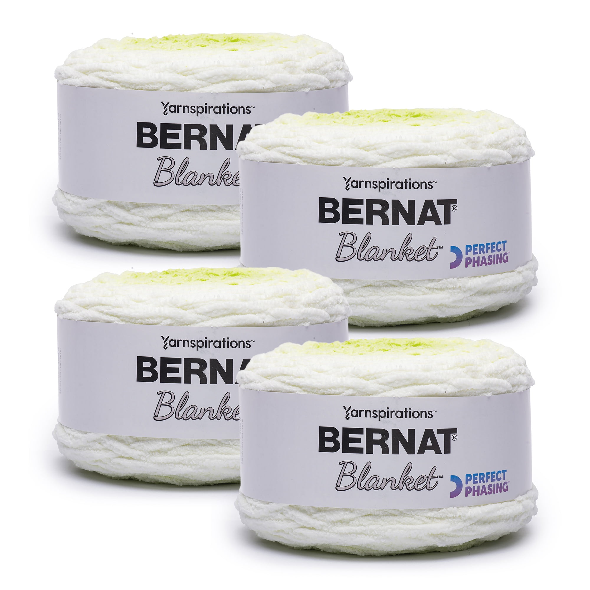 Bernat® Perfect Phasing #6 Super Bulky Polyester Yarn, citron 10.5oz ...