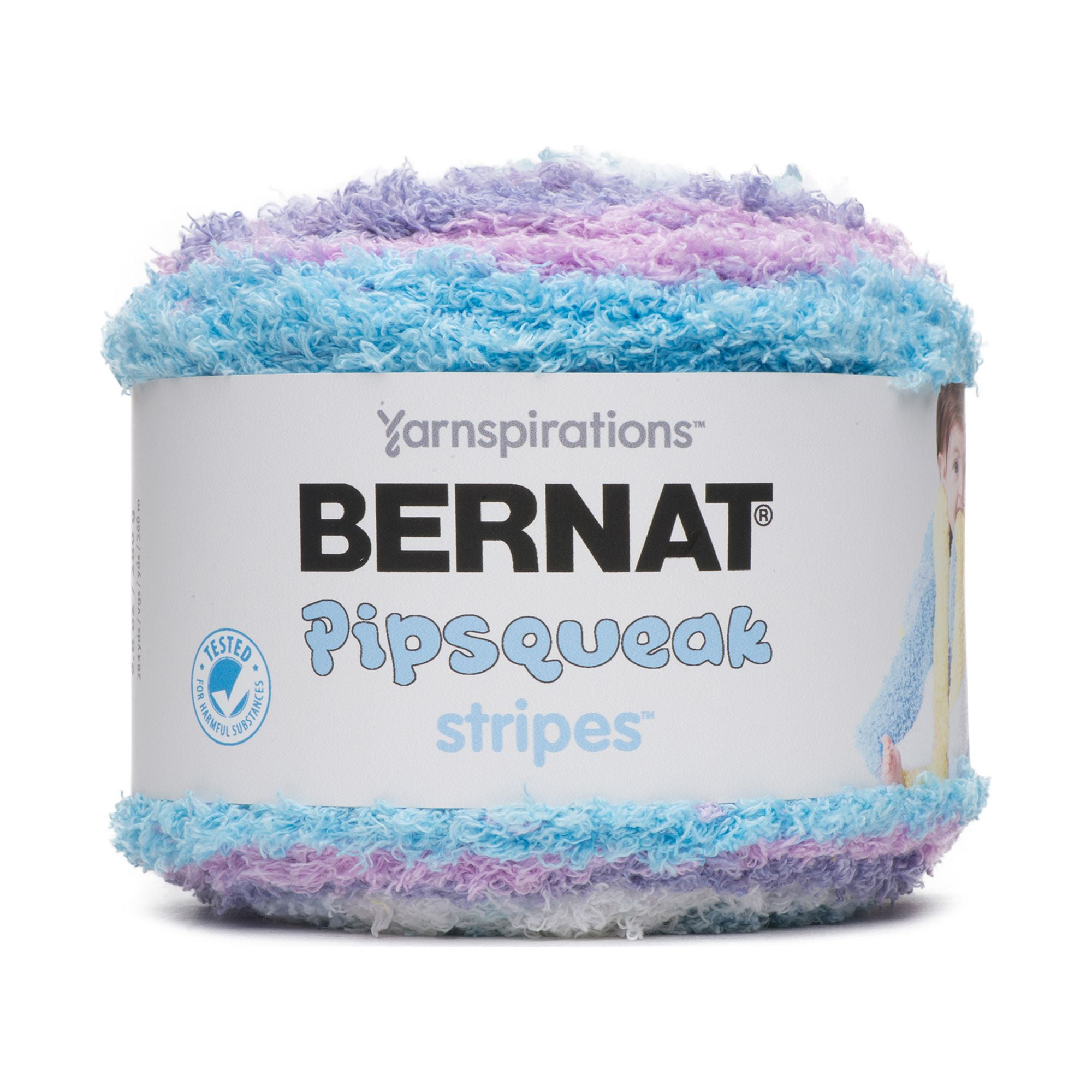 Bernat Pipsqueak Stripes Yarn, (280g/9.8oz) , Dreamboat - Walmart.com