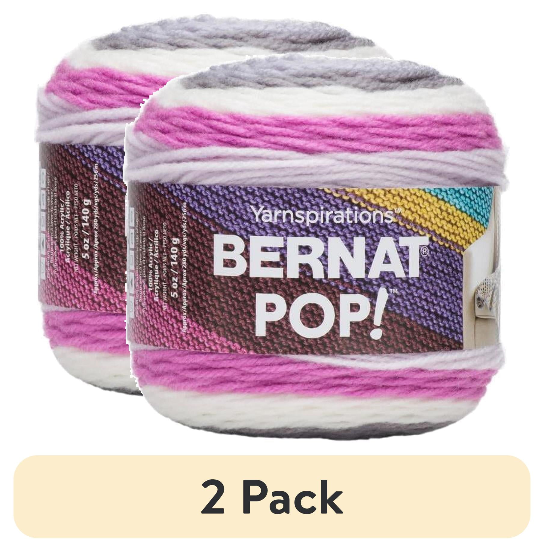 (2 pack) Bernat Pop! Yarn-Cosmic - Walmart.com