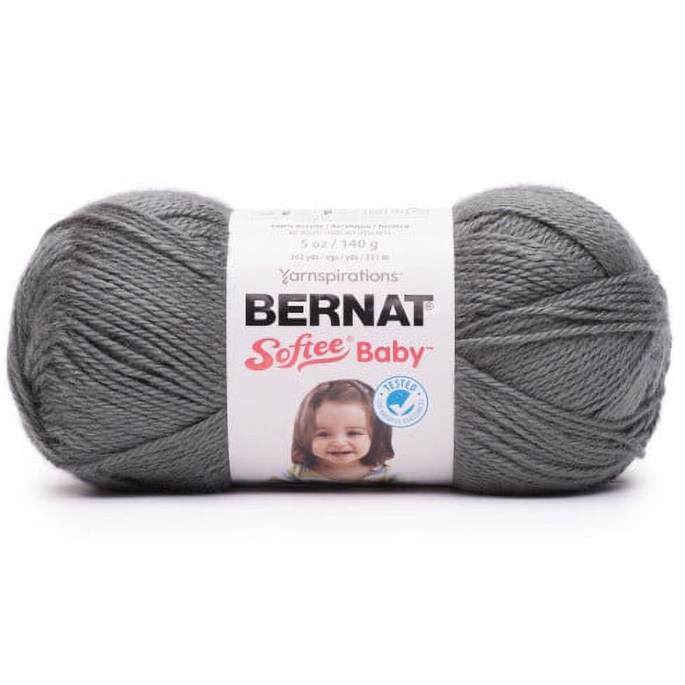 Bernat Softee Baby Yarn-Baby Gray - Walmart.com