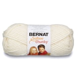 Bernat, Softee Chunky Sb™ Acrylic Yarn, 108 Yards, Natural - Walmart.com