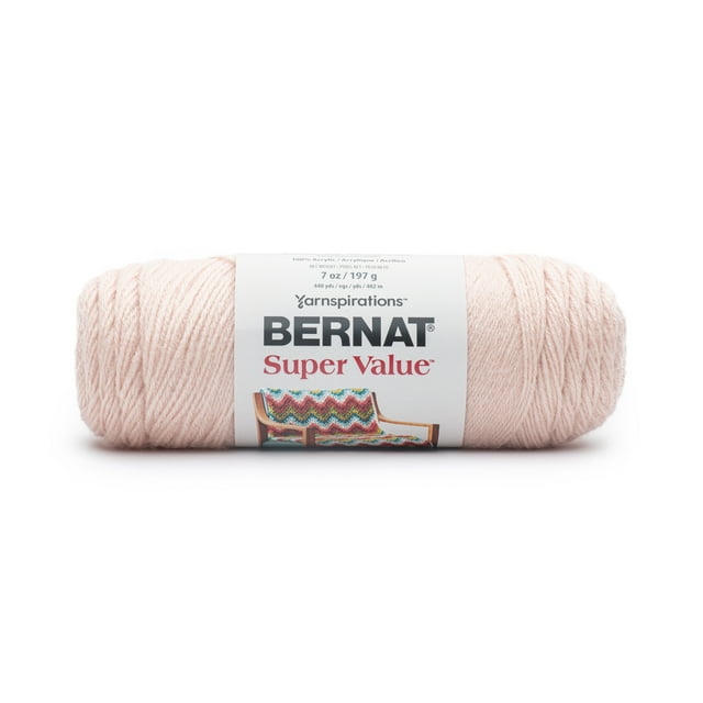 Bernat Super Value Solid Yarn-Primrose - Walmart.com
