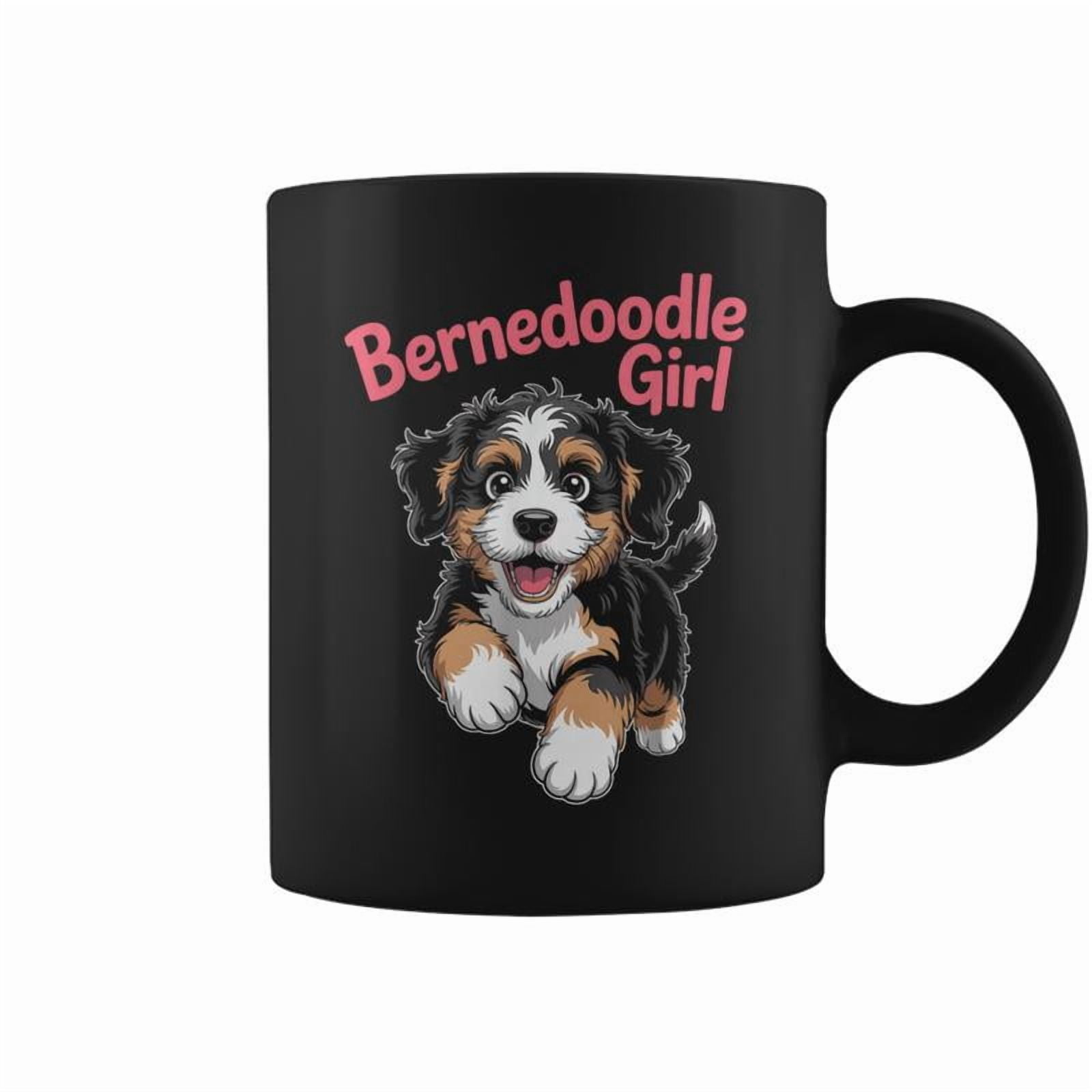 Bernedoodle Girl Cute Cartoon For Dog Owners Pet Coffee Mugs - Walmart.com