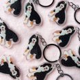 Bernedoodle Keychain, Acrylic Keychain, Dog Keychain, Original Artwork ...