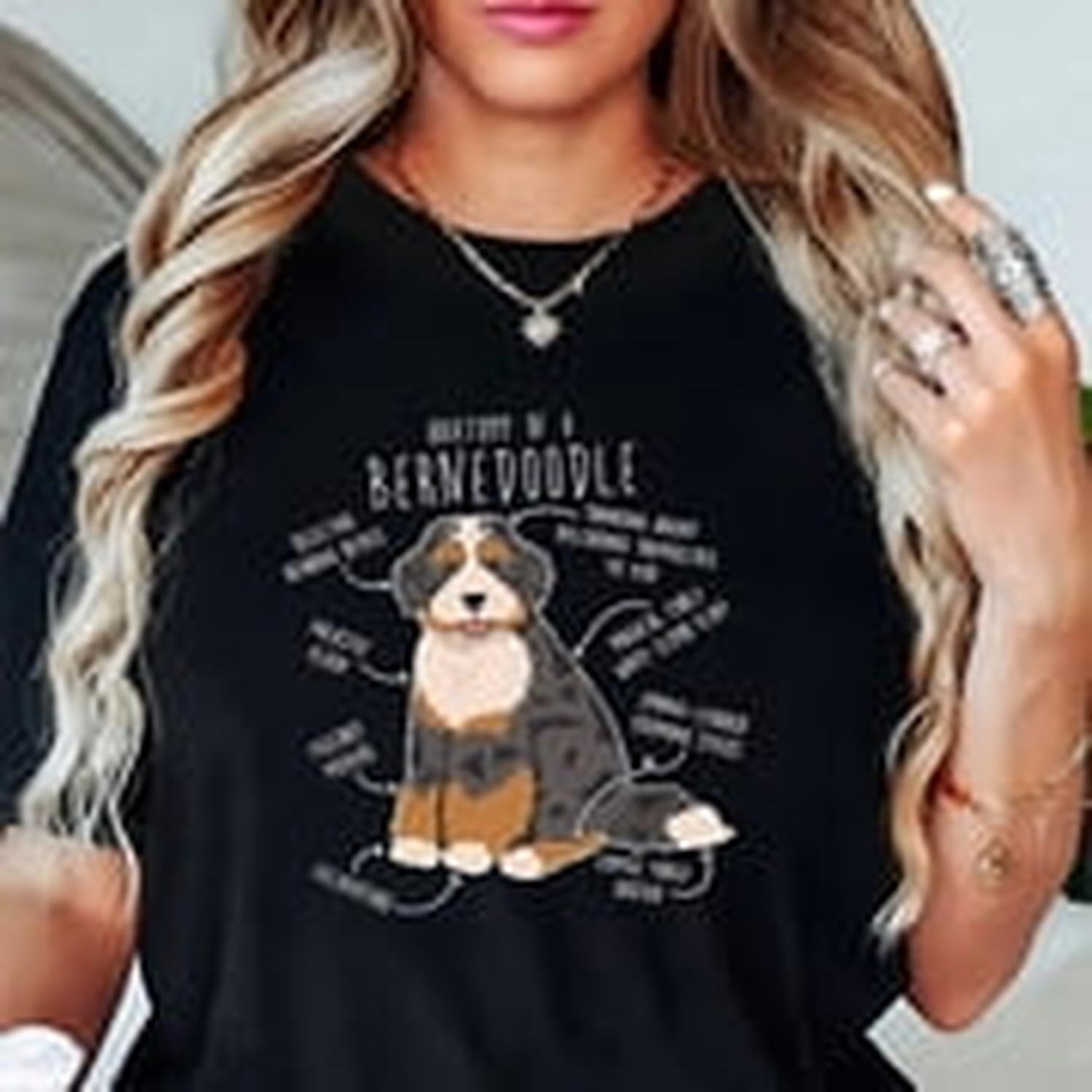 Bernedoodle SHirt, Mer1le Bernedoodle Dog Lover Gift, WoMen , Funny ...