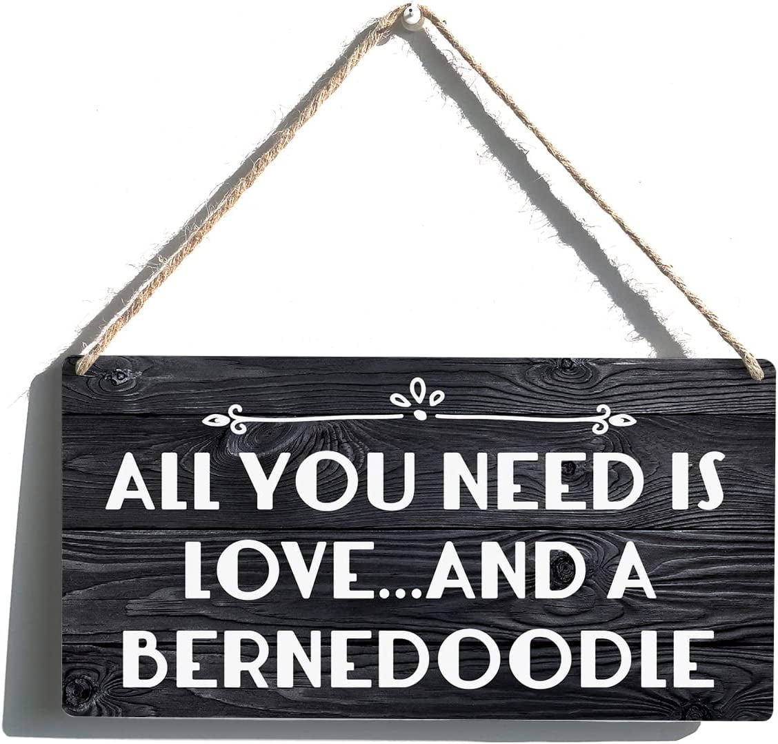 Bernedoodle Sign Gift Farmhouse All You Need Is Love and a Bernedoodle ...