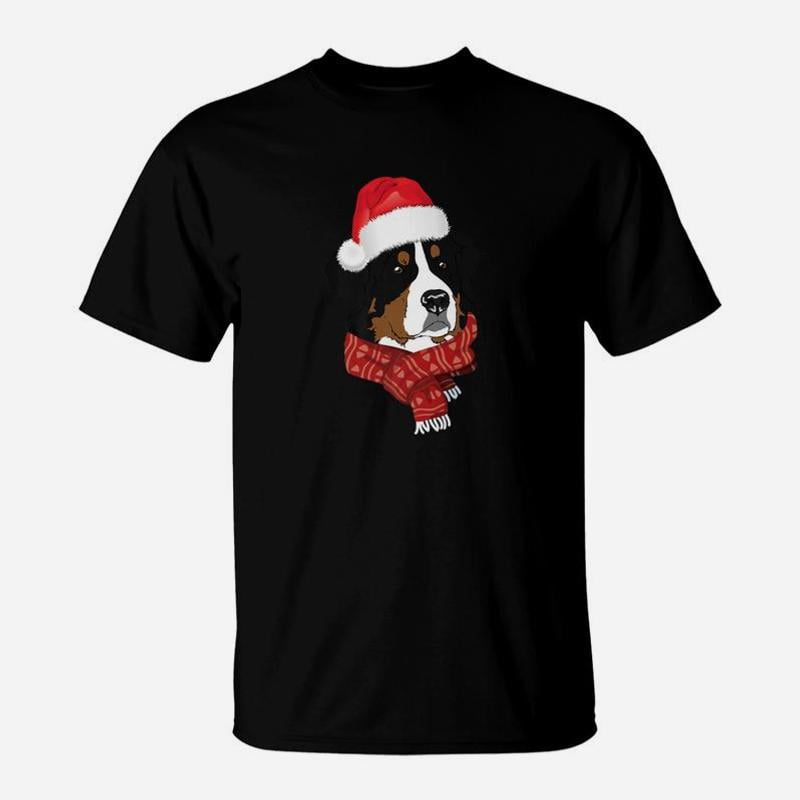Bernese Mountain Christms Funny Dog Love Gif TShirt - Walmart.com