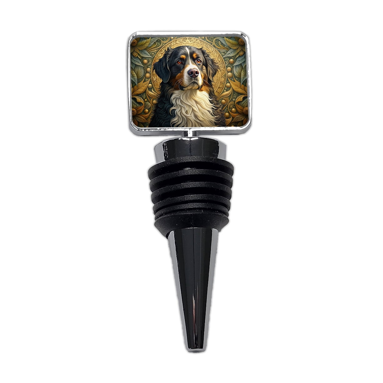 Bernese Mountain Dog Art Nouveau Wine Bottle Stopper Cap Plug - Walmart.com