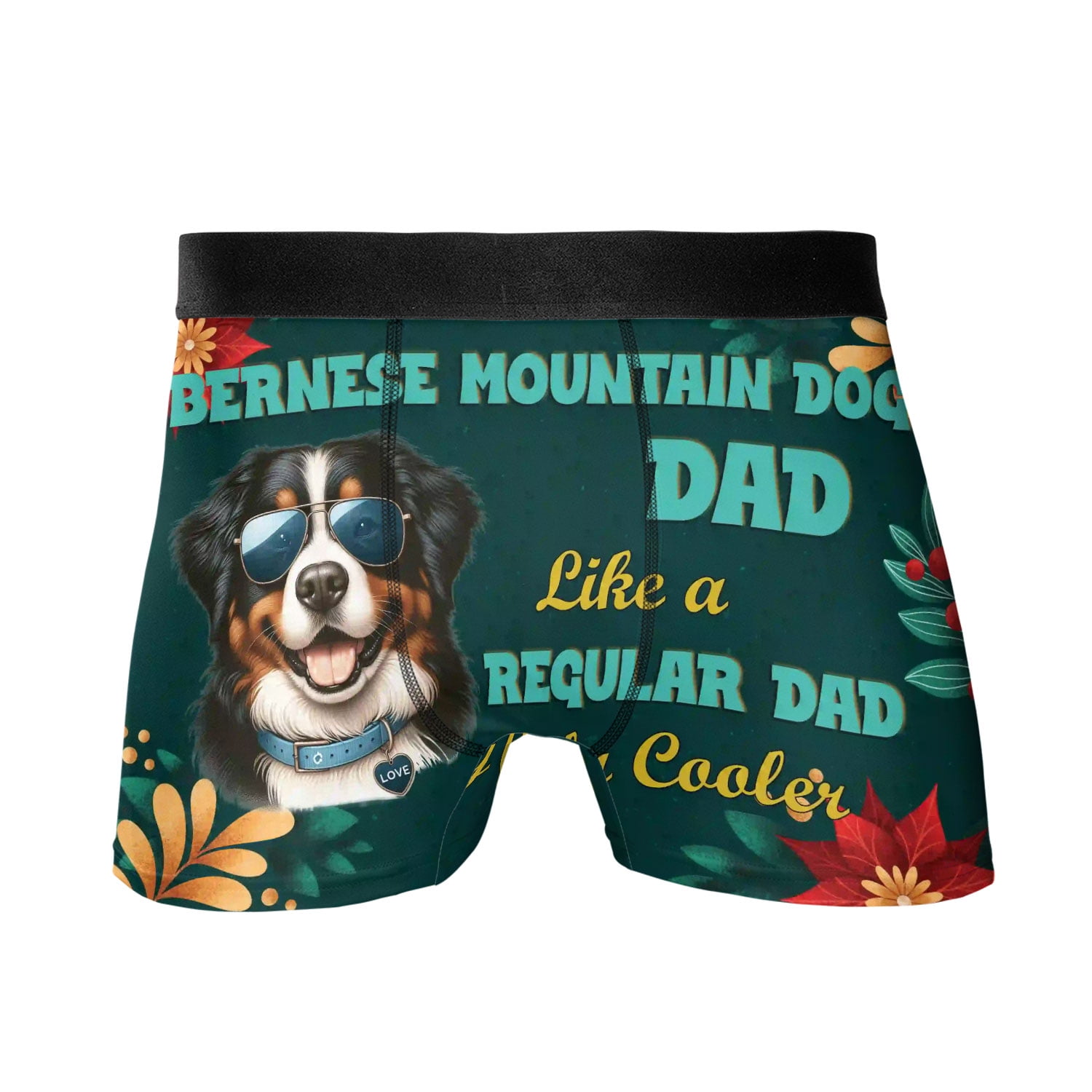 Bernese Mountain Dog Dad Like a Regular Dad Only Cooler Happy Father's ...