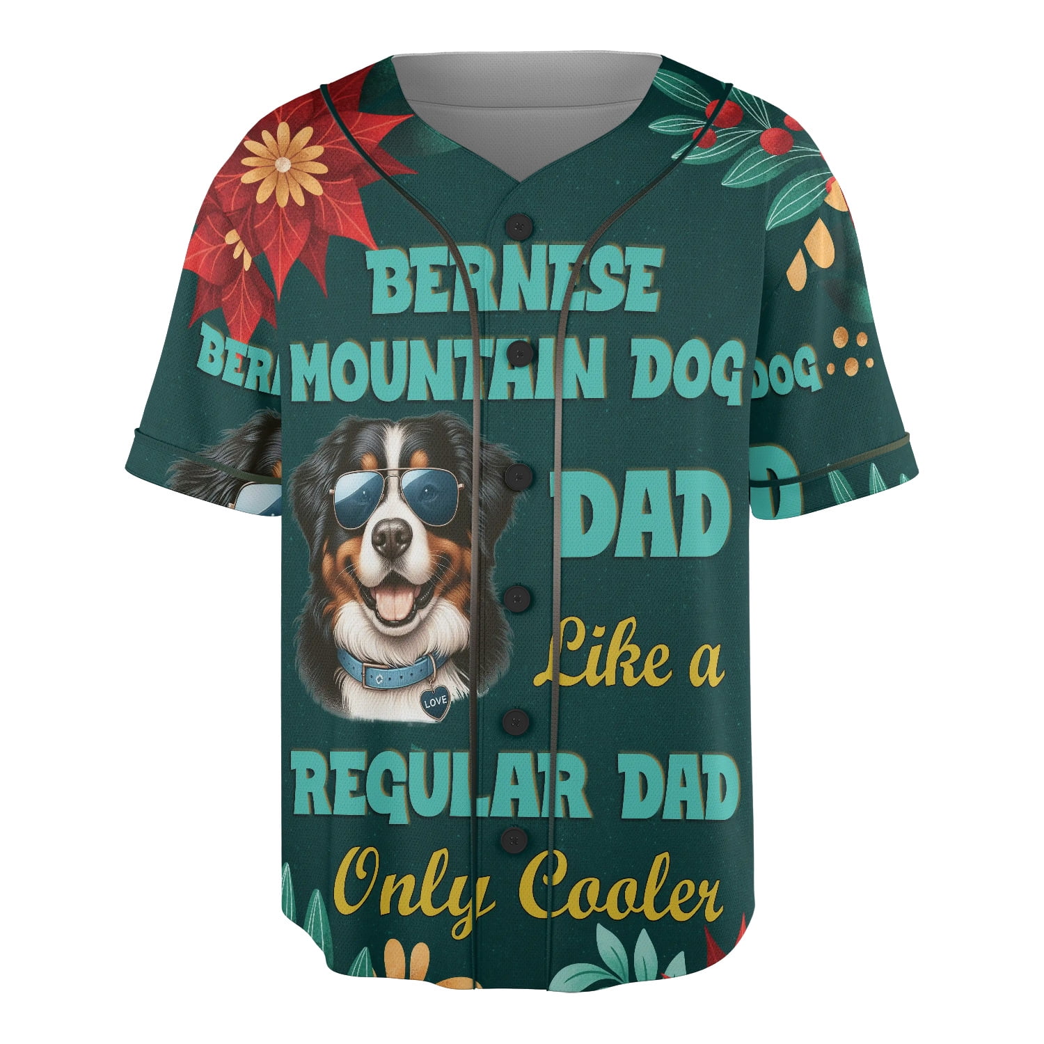 Bernese Mountain Dog Dad Like a Regular Dad Only Cooler Happy Father's ...