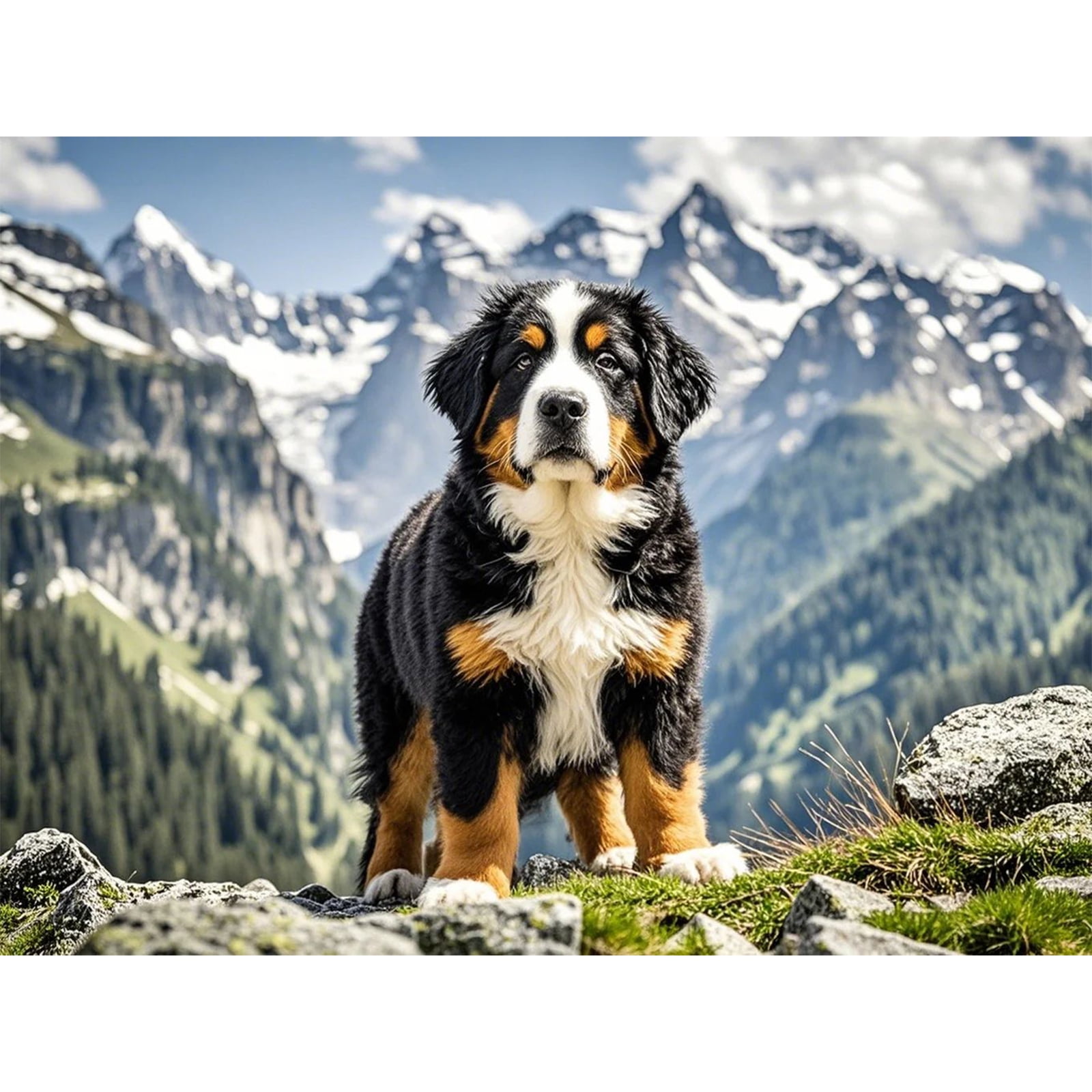 Bernese Mountain Dog Diamond Art 5D Diamond Painting DIY Kits Full ...