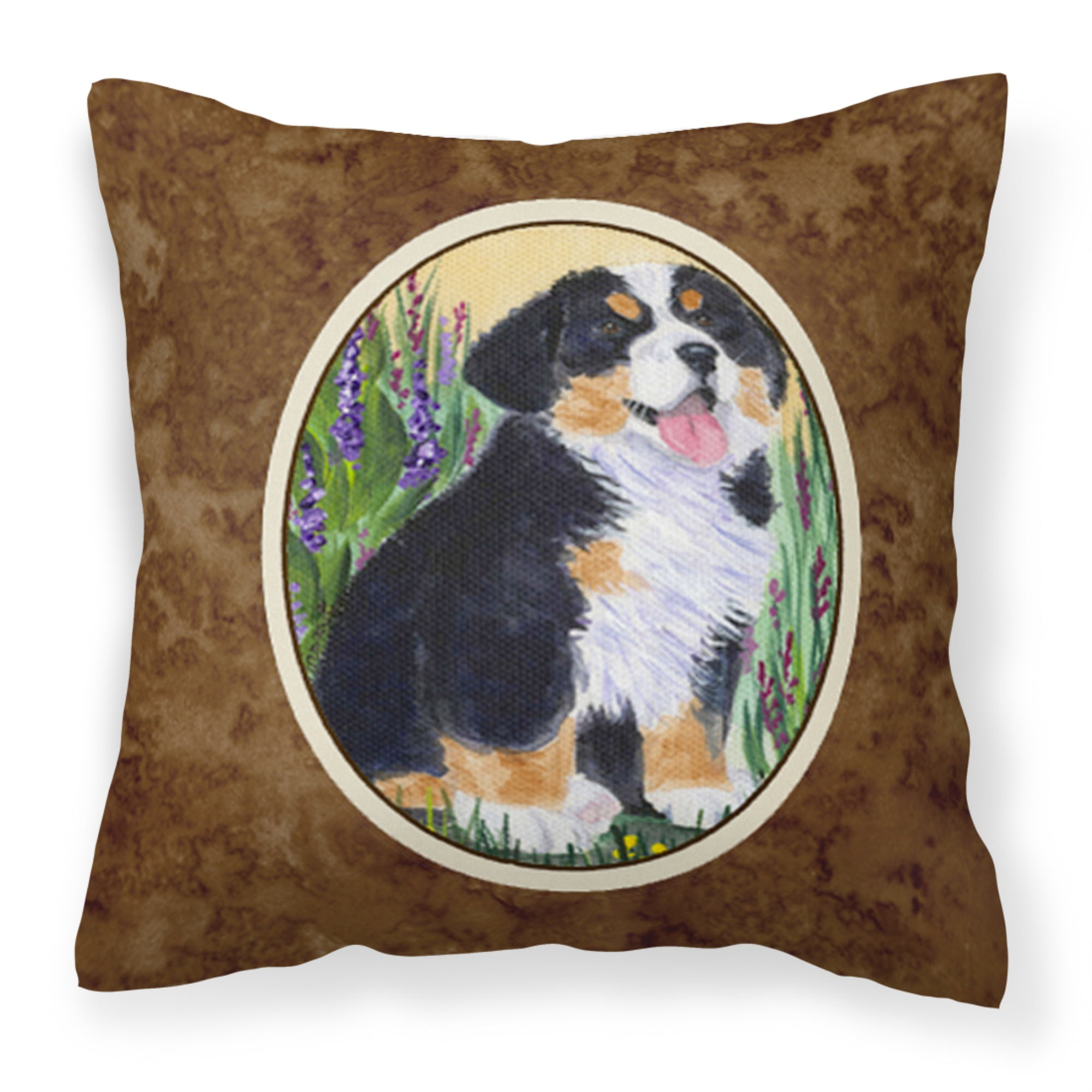 Bernese Mountain Dog Fabric Decorative Pillow - Walmart.com
