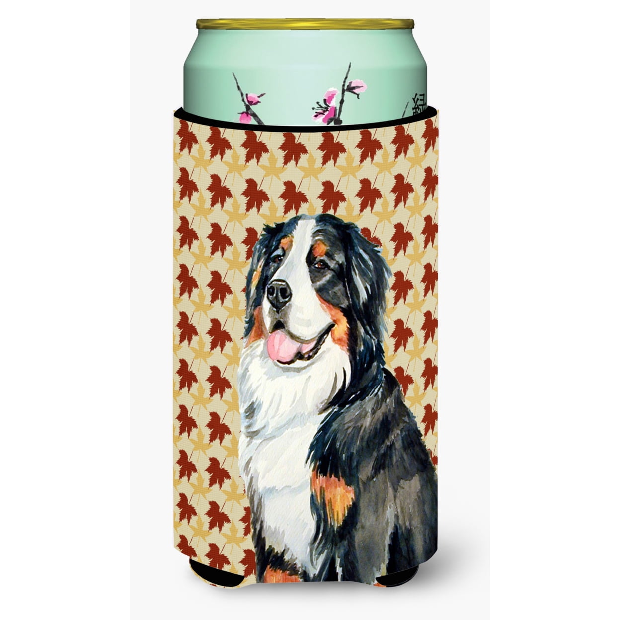 Bernese Mountain Dog Fall Leaves Portrait Tall Boy Hugger - Walmart.com