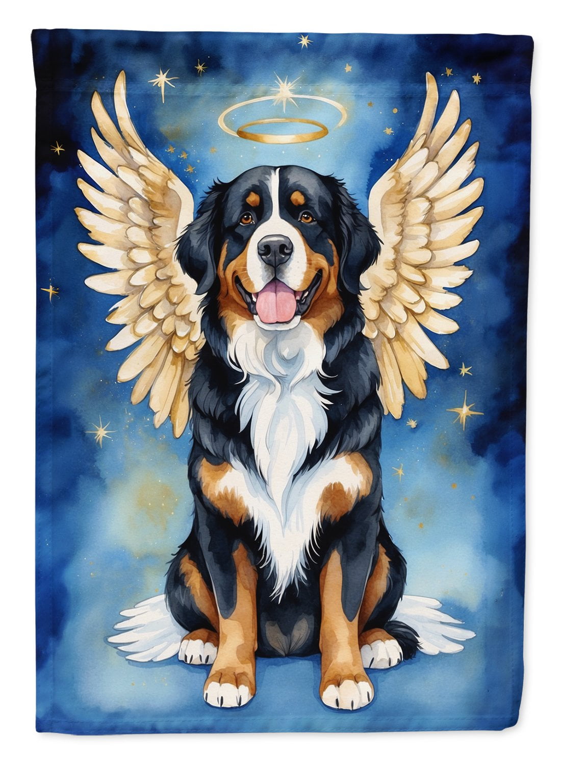 Bernese Mountain Dog My Angel Garden Flag 11.25 in x 15.5 in - Walmart ...