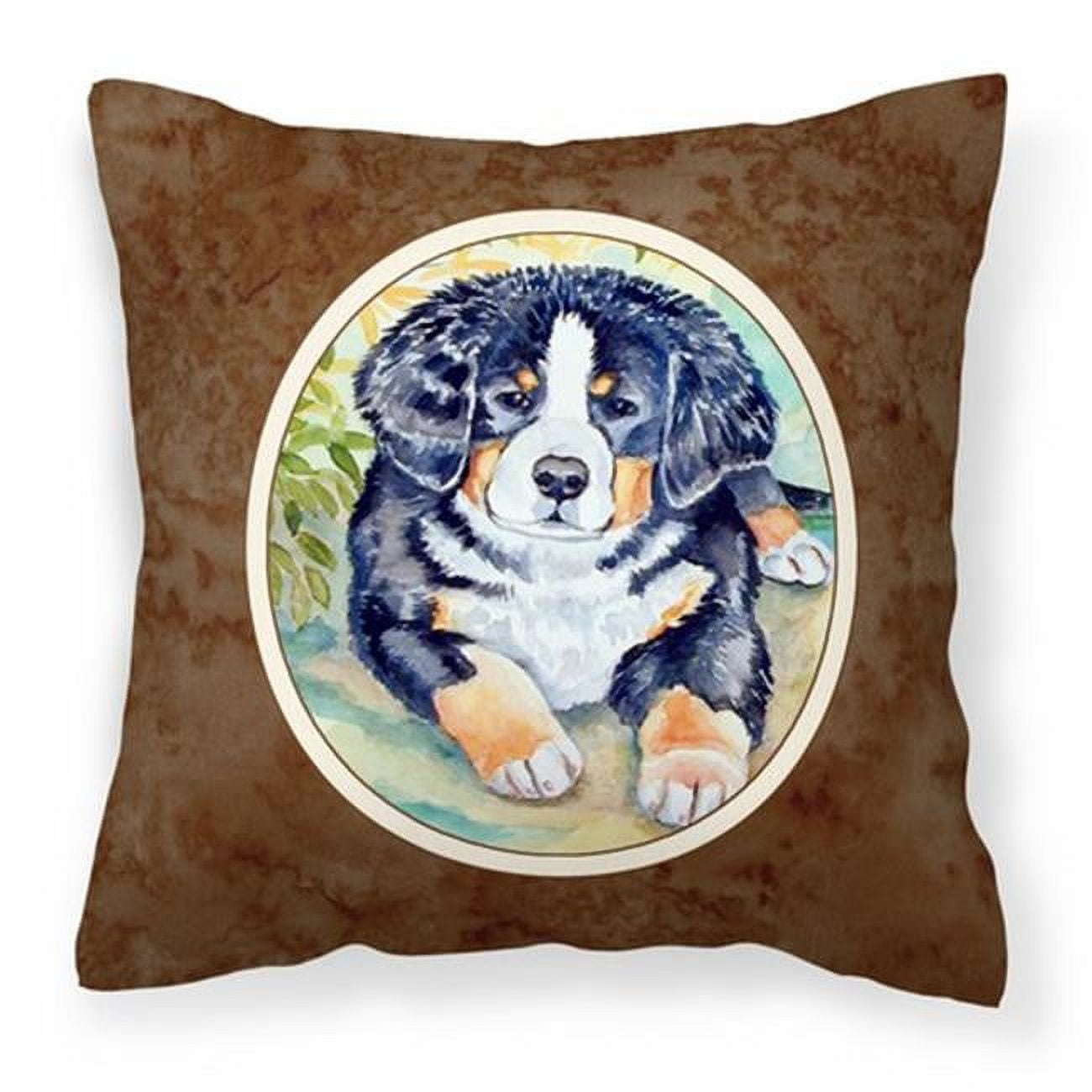 Bernese Mountain Dog Puppy Fabric Decorative Pillow - Walmart.com