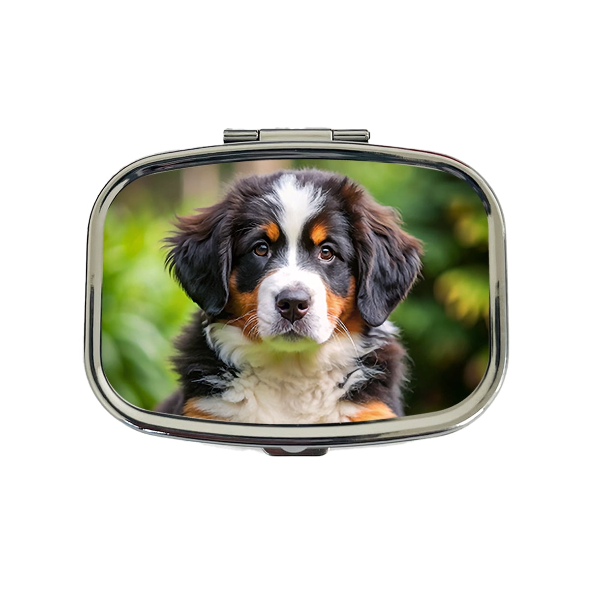 Bernese Mountain Dog Puppy Photo Small Travel Handbag Pill Box Case ...